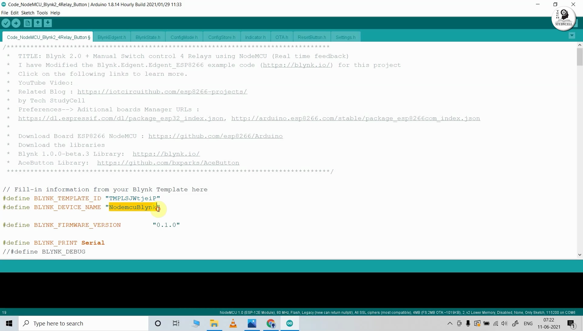 Smart Home Using NodeMCU ESP8266 and Blynk 2.0 With Real-time Feedback ...