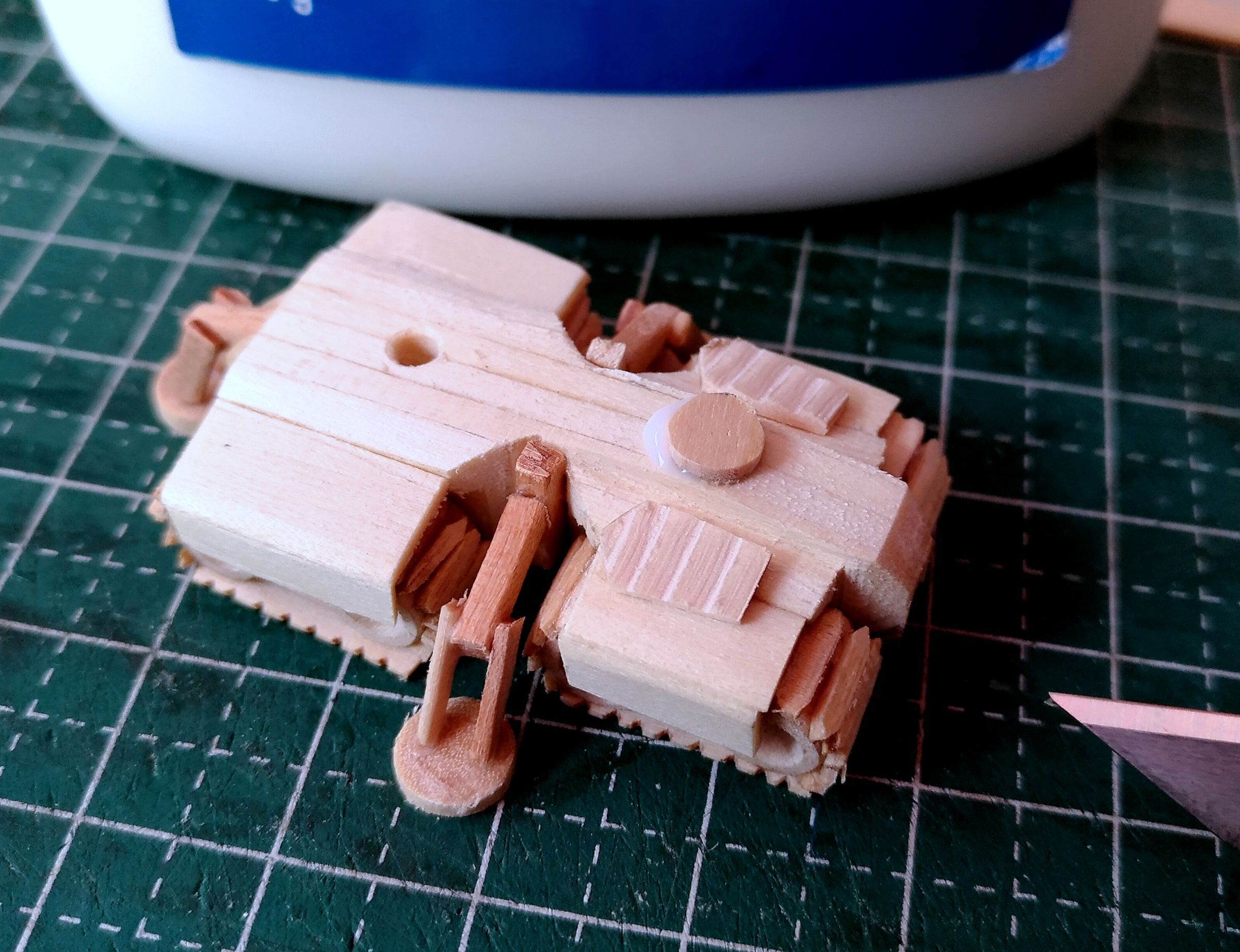 Starcraft 1 Terran Siege Tank Mini Popsicle Stick Model : 5 Steps (with ...