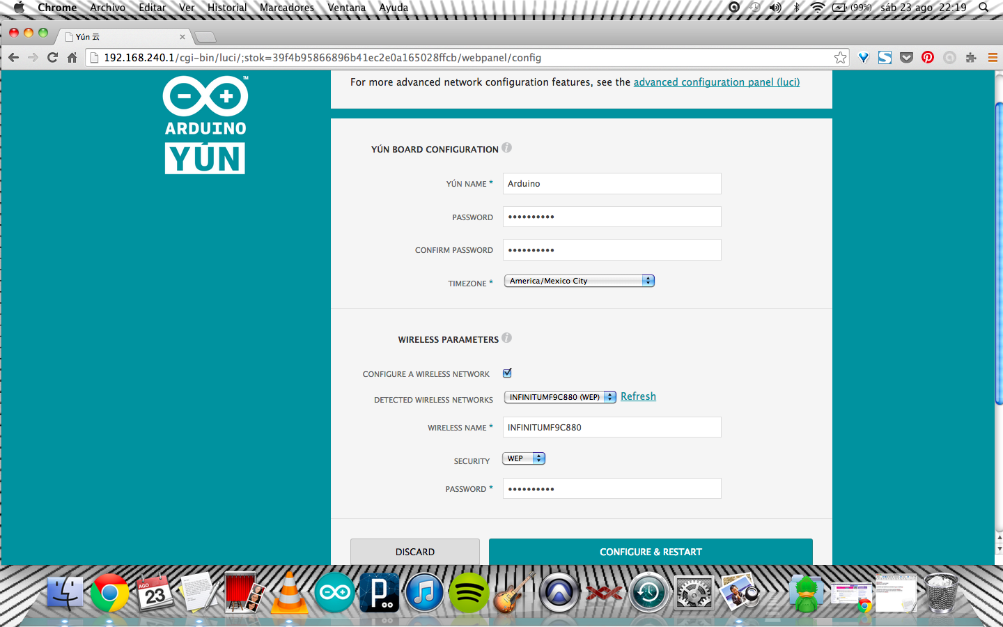 Arduino Yun + Hoja De Cálculo : 6 Steps - Instructables