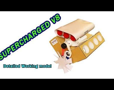 Supercharged V8 From Cardboard : 6 Steps (with Pictures) - Instructables
