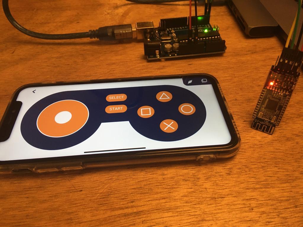 Bluetooth RC CAR (Arduino HM-10 + IPhone Controller) Mode 1 : 6 Steps ...