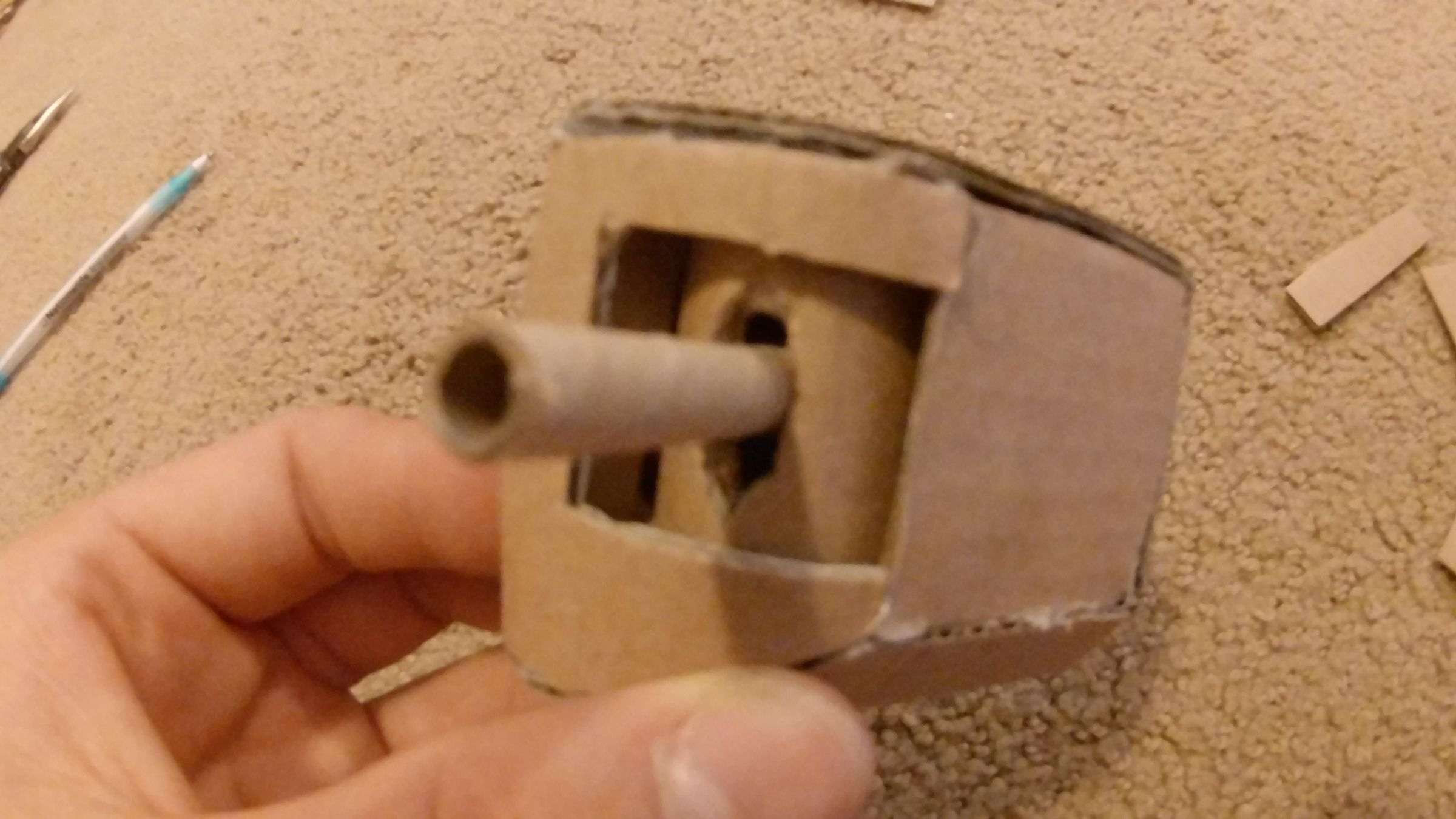 Cardboard Model Mark IV British Tank : 10 Steps (with Pictures ...