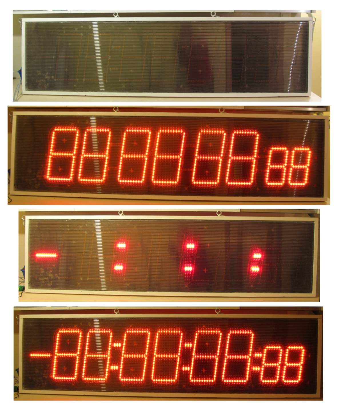 Build a Huge 7 Segments 8 Digits Red LED Display : 12 Steps (with ...