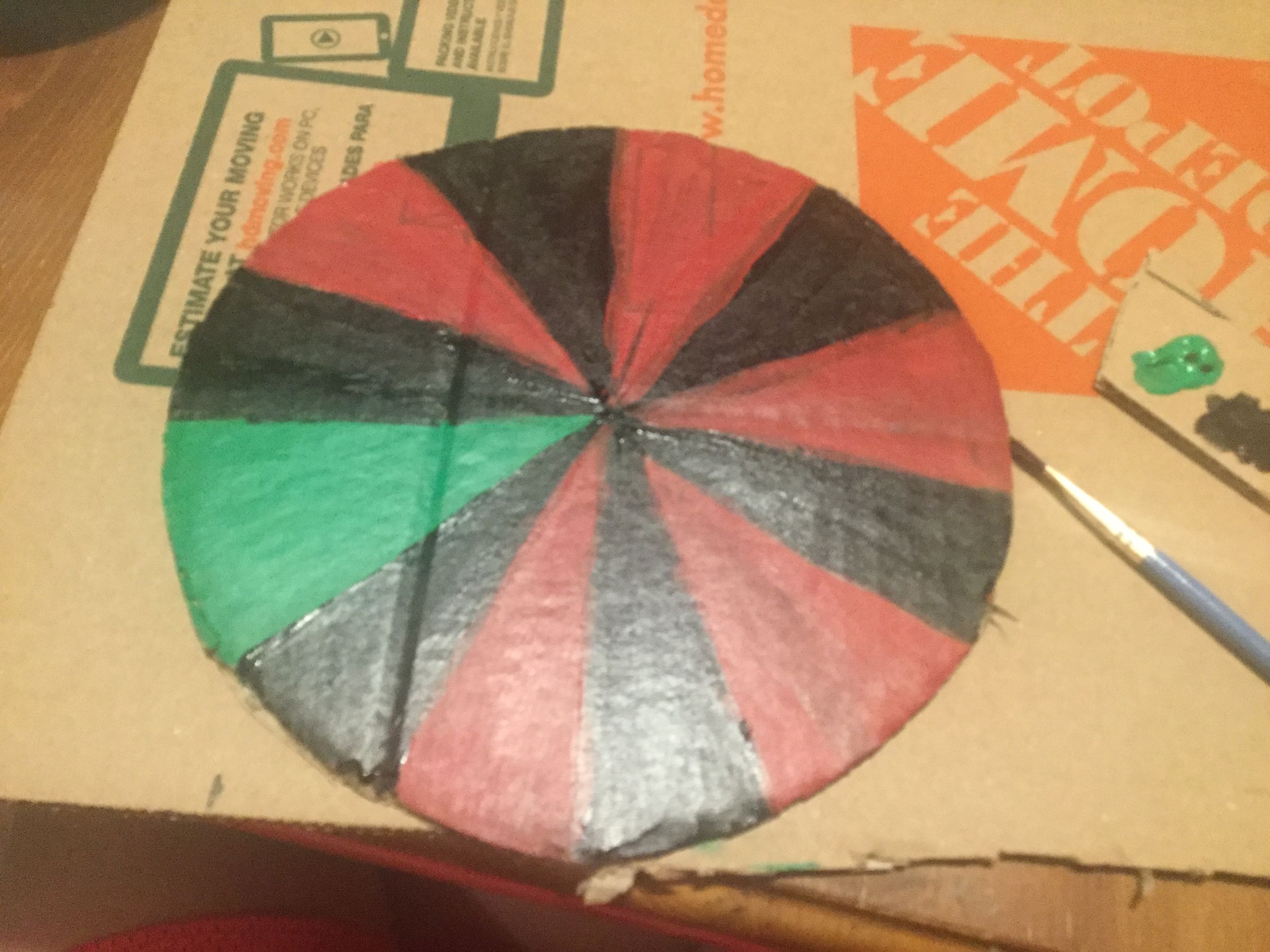 How to Make a Some What European Style Cardboard Roulette : 13 Steps ...