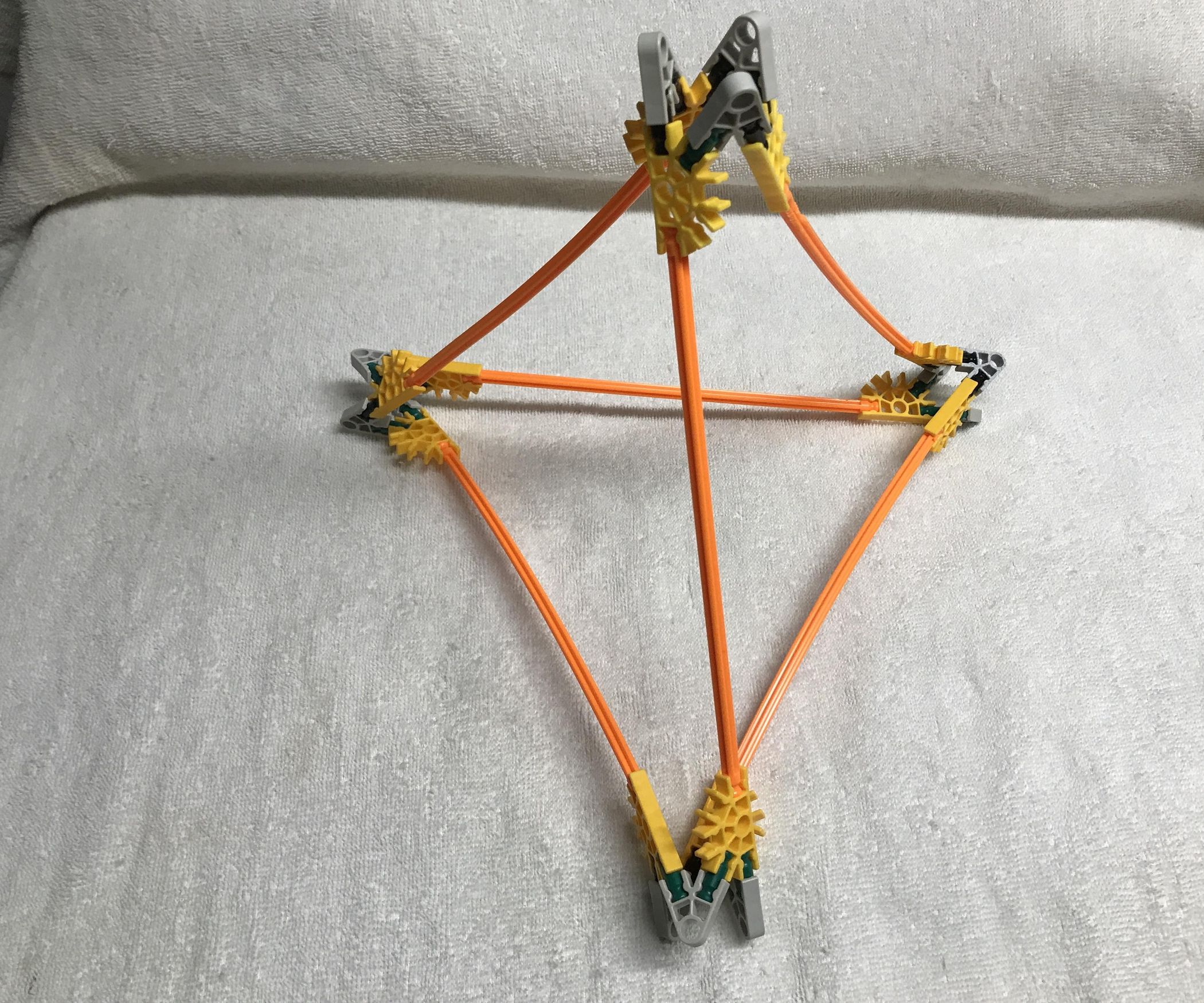 KNEX Stressed Tetrahedron : 3 Steps - Instructables