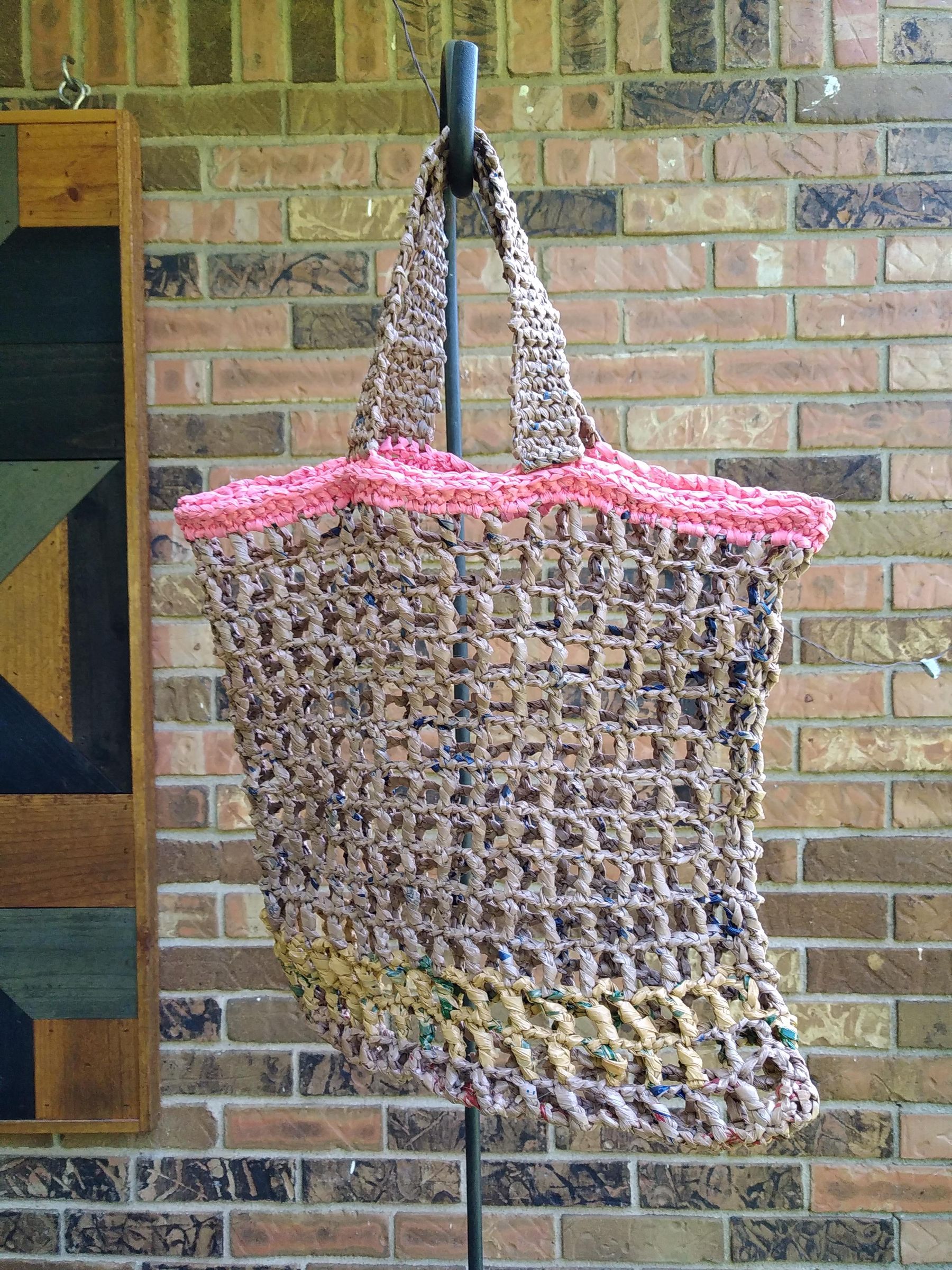Mesh Tote Bags From Single-Use Plastic Bags : 8 Steps (with Pictures ...