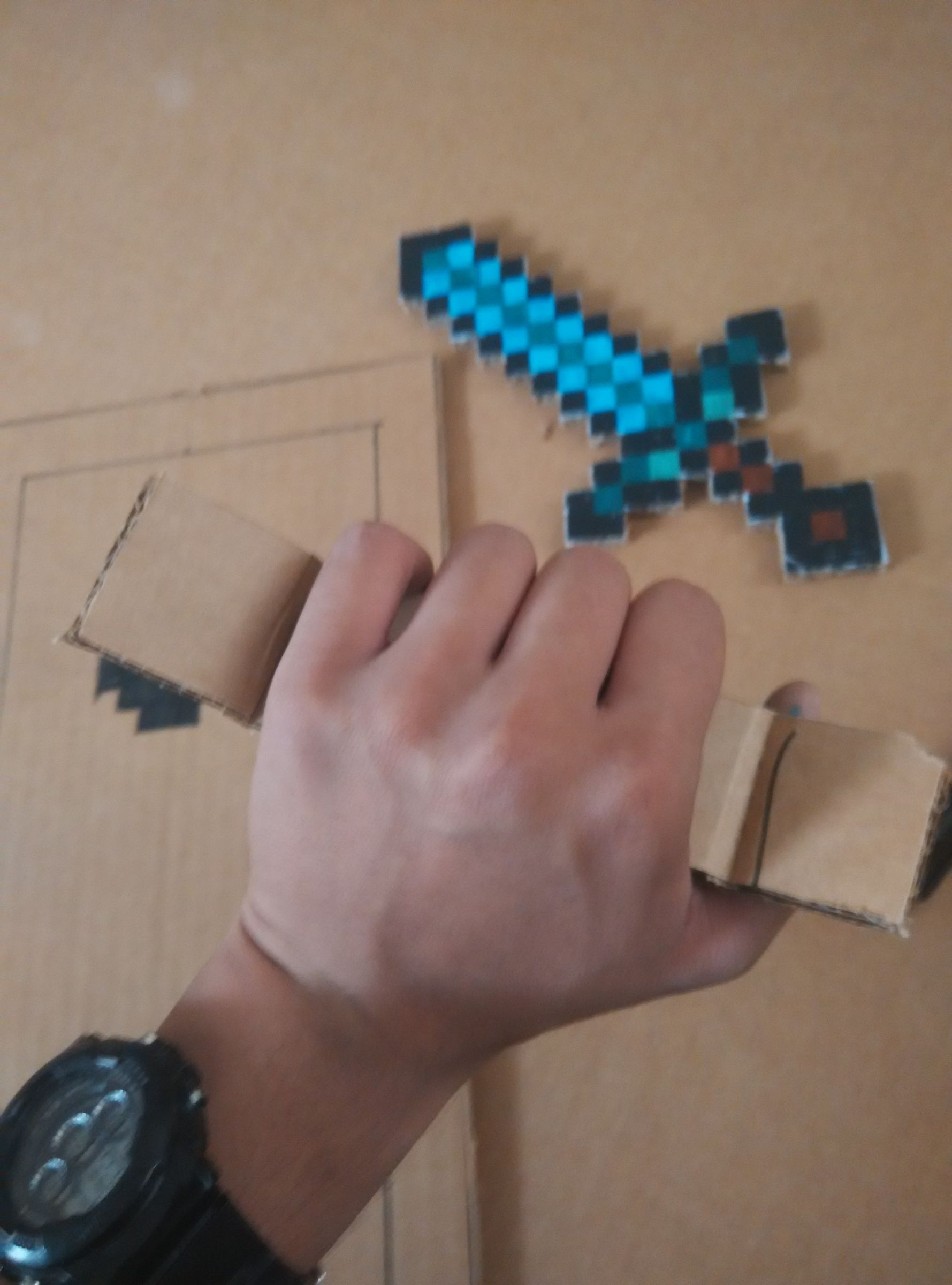 [DIY] Minecraft Shield and Sword : 11 Steps - Instructables