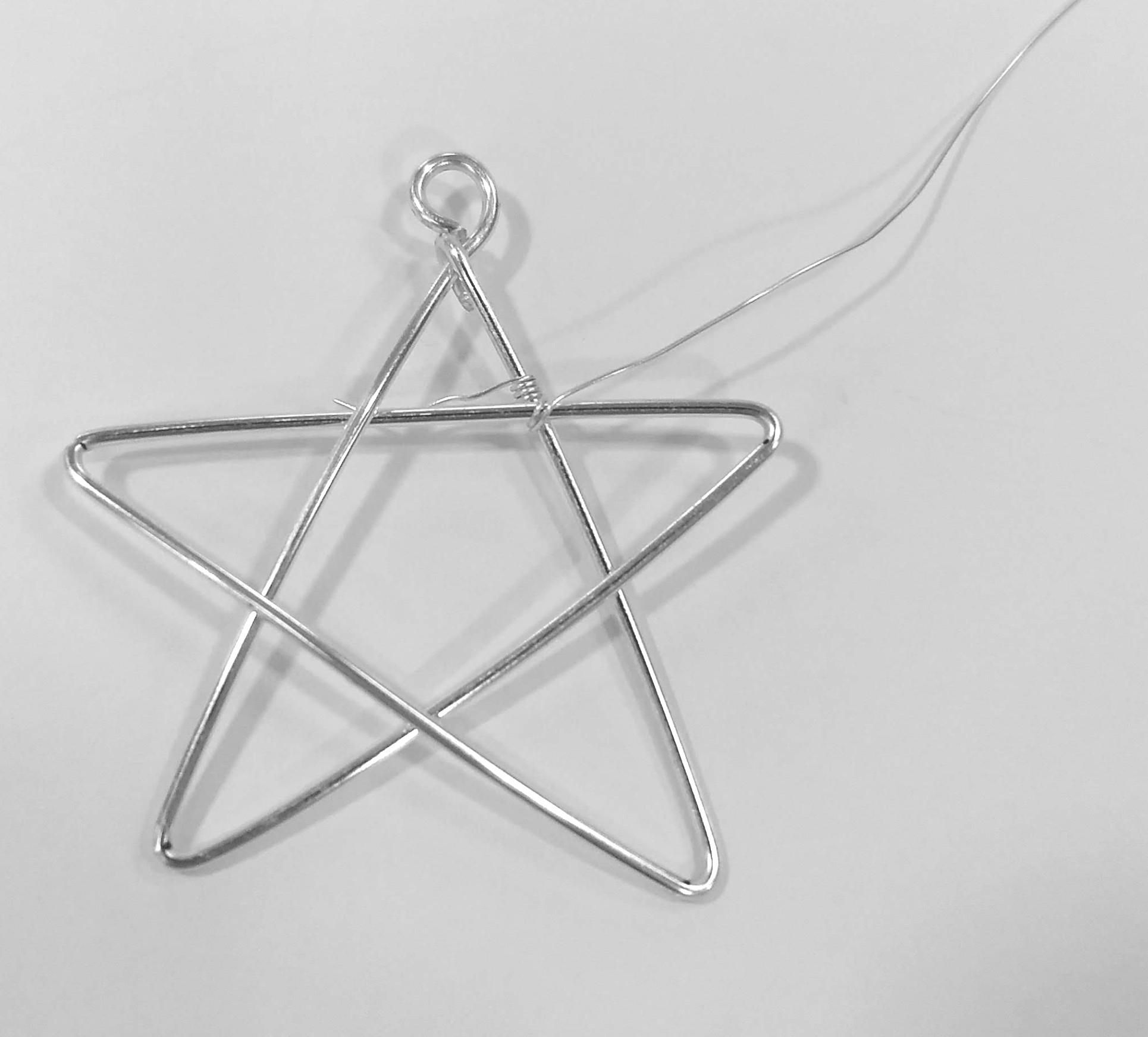 Sparkling Wire Star Pendant (or Ornament) : 9 Steps (with Pictures ...