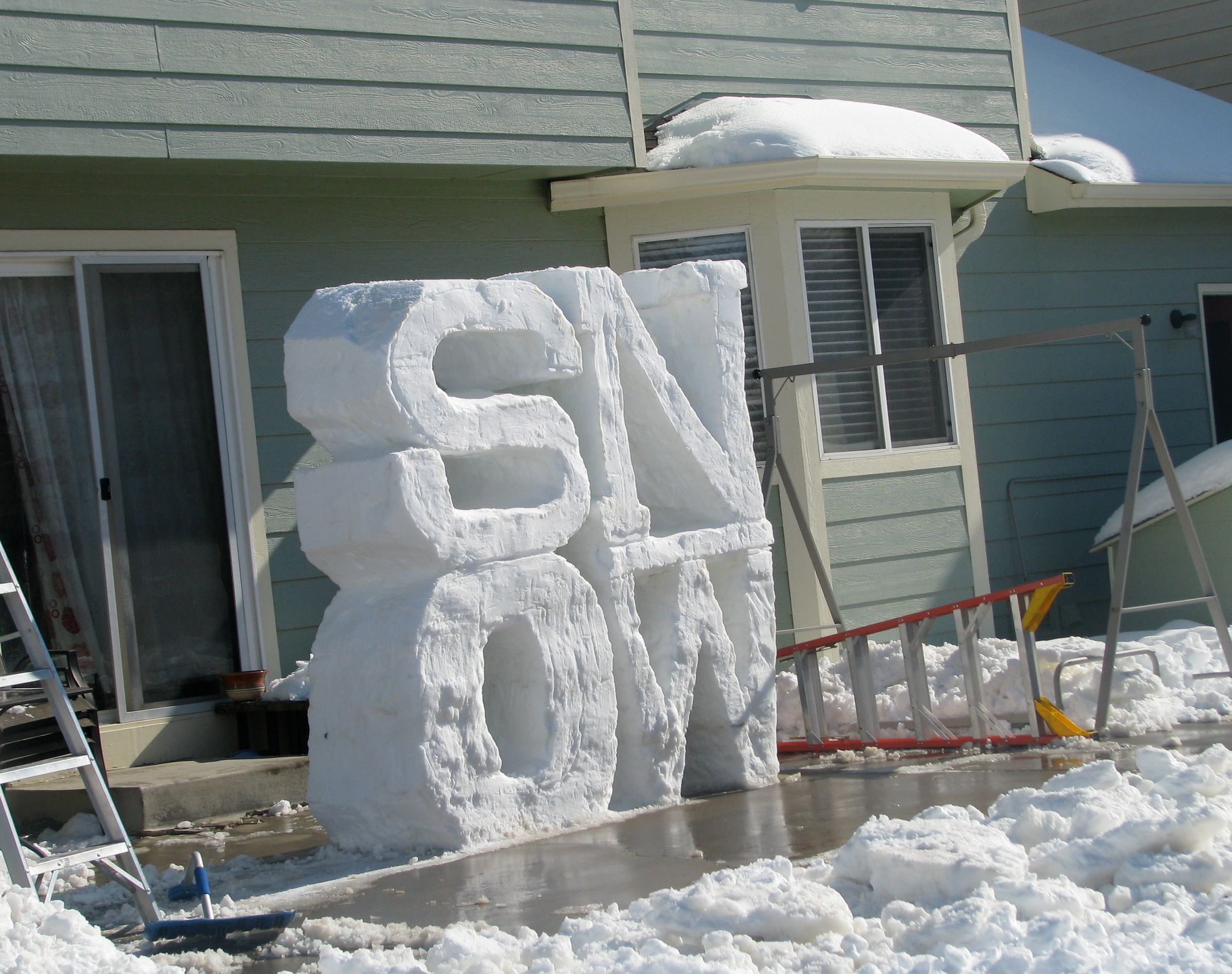 Snow Sculpture : 6 Steps (with Pictures) - Instructables