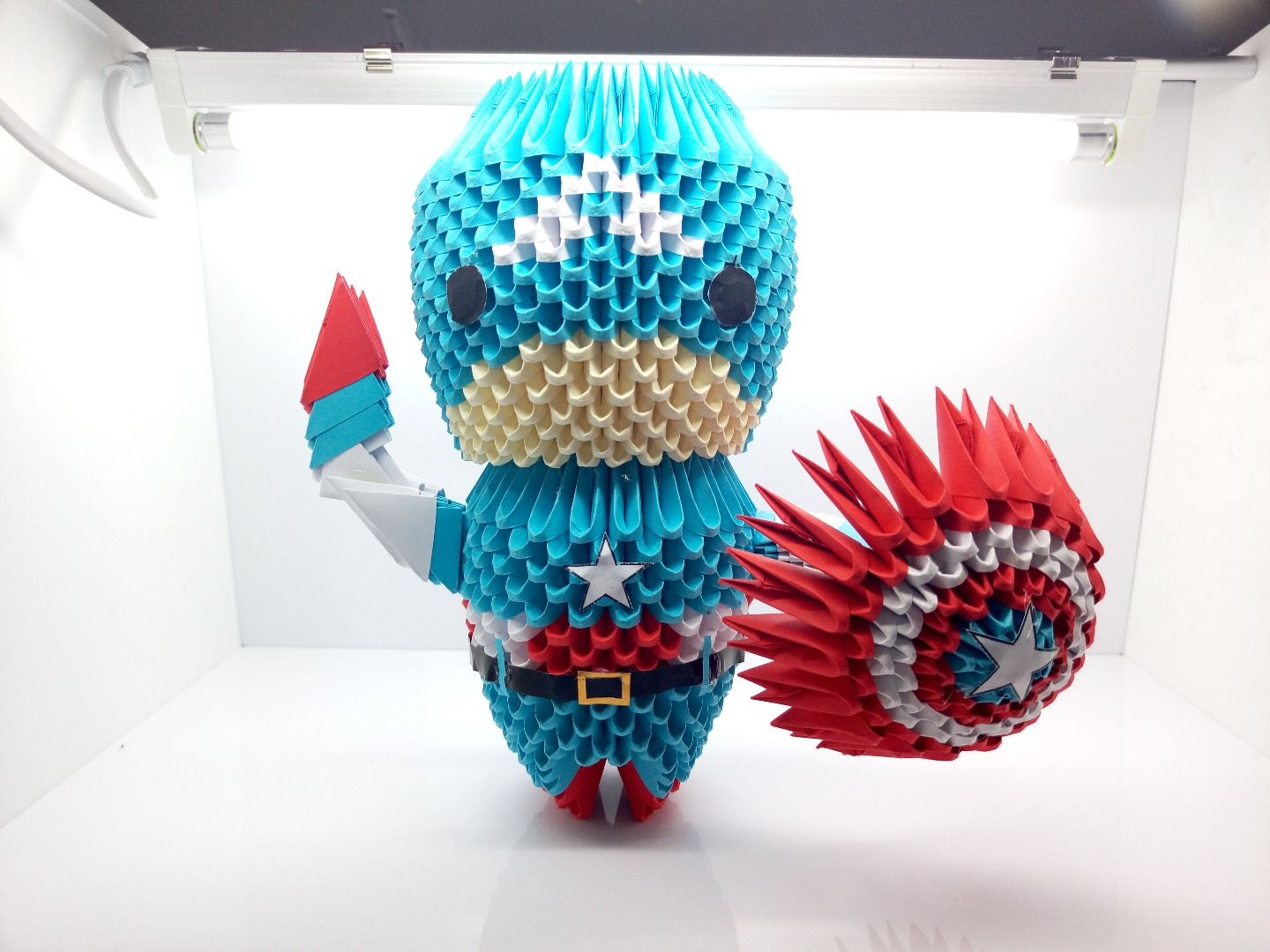Origami 3D Captain America - Instructables