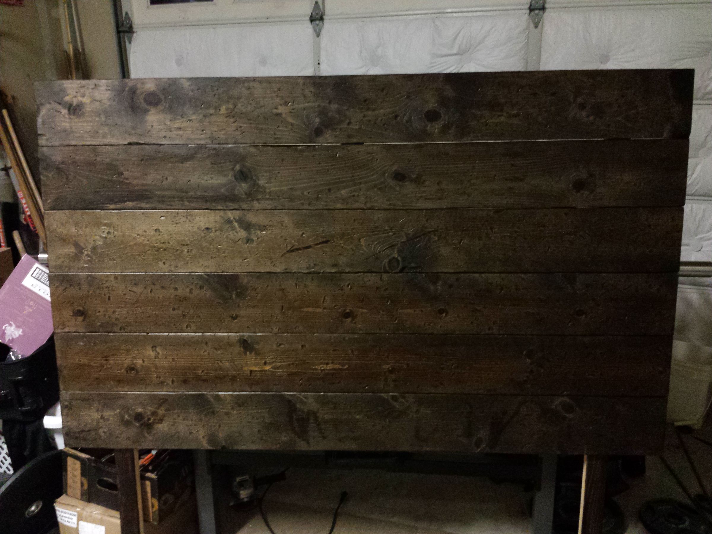 Rustic Headboard With His and Her Lights : 5 Steps (with Pictures ...