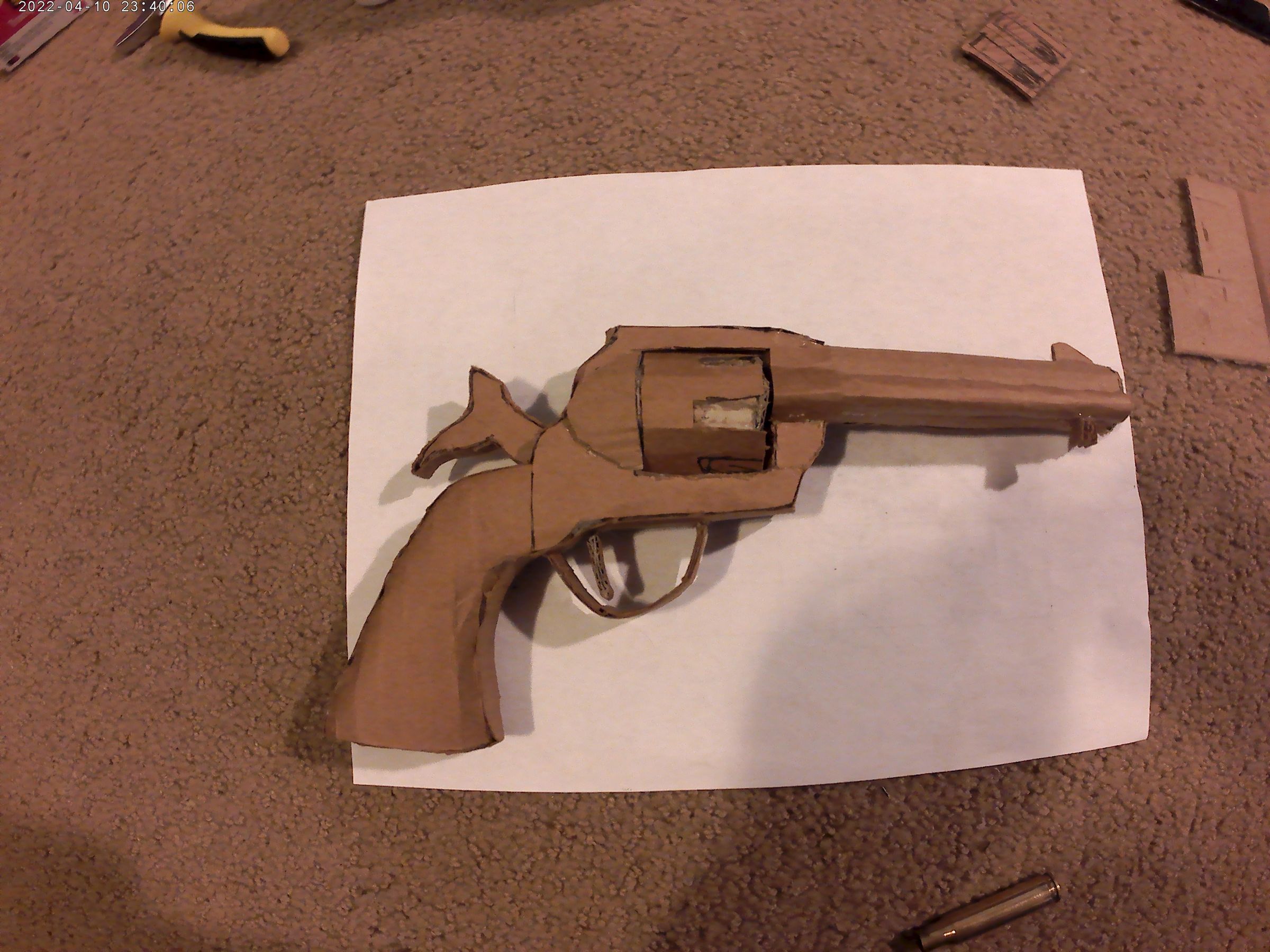 Cardboard SAA Colt .45 : 5 Steps - Instructables