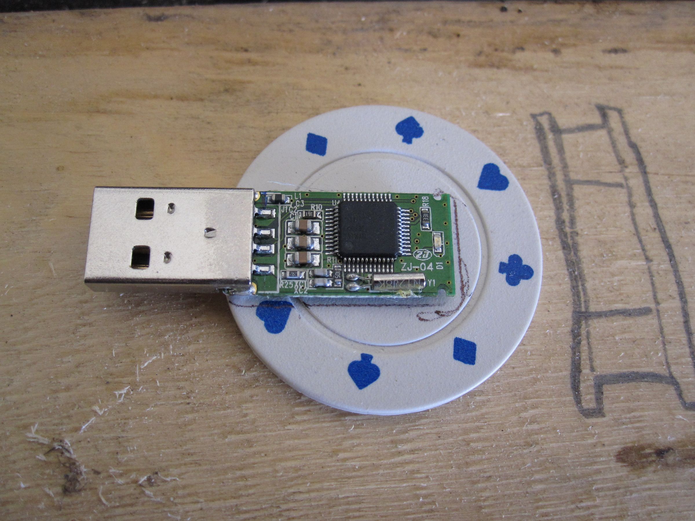 Poker Chip Flash Drive : 4 Steps - Instructables