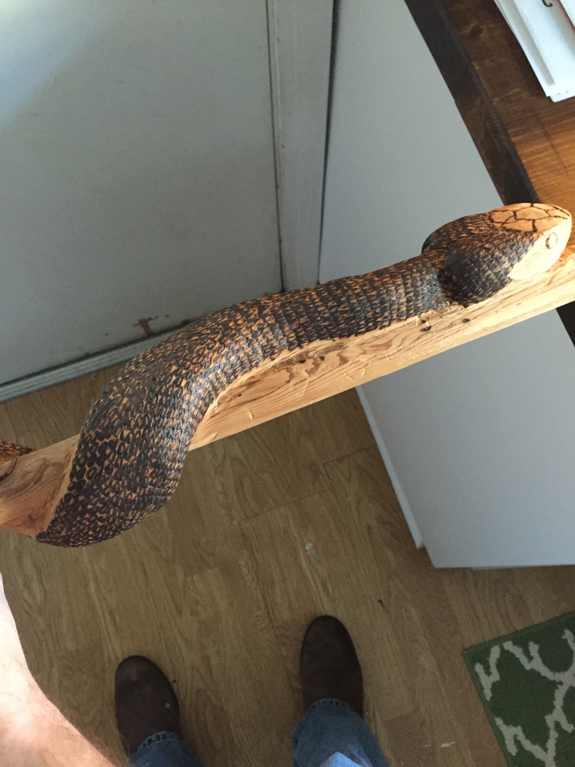 Carved Snake Cedar Walking Stick : 9 Steps (with Pictures) - Instructables