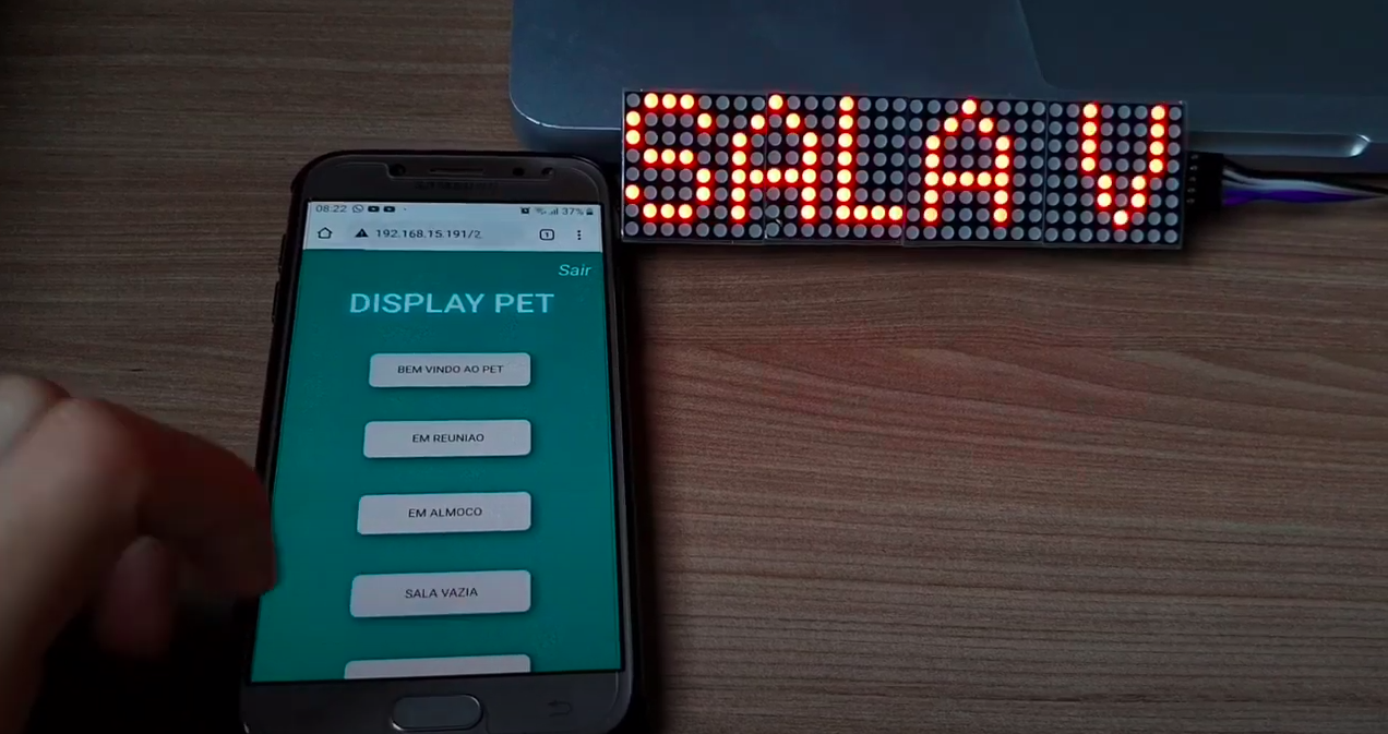 8x32 LED Matrix Display With NODEMCU : 7 Steps - Instructables