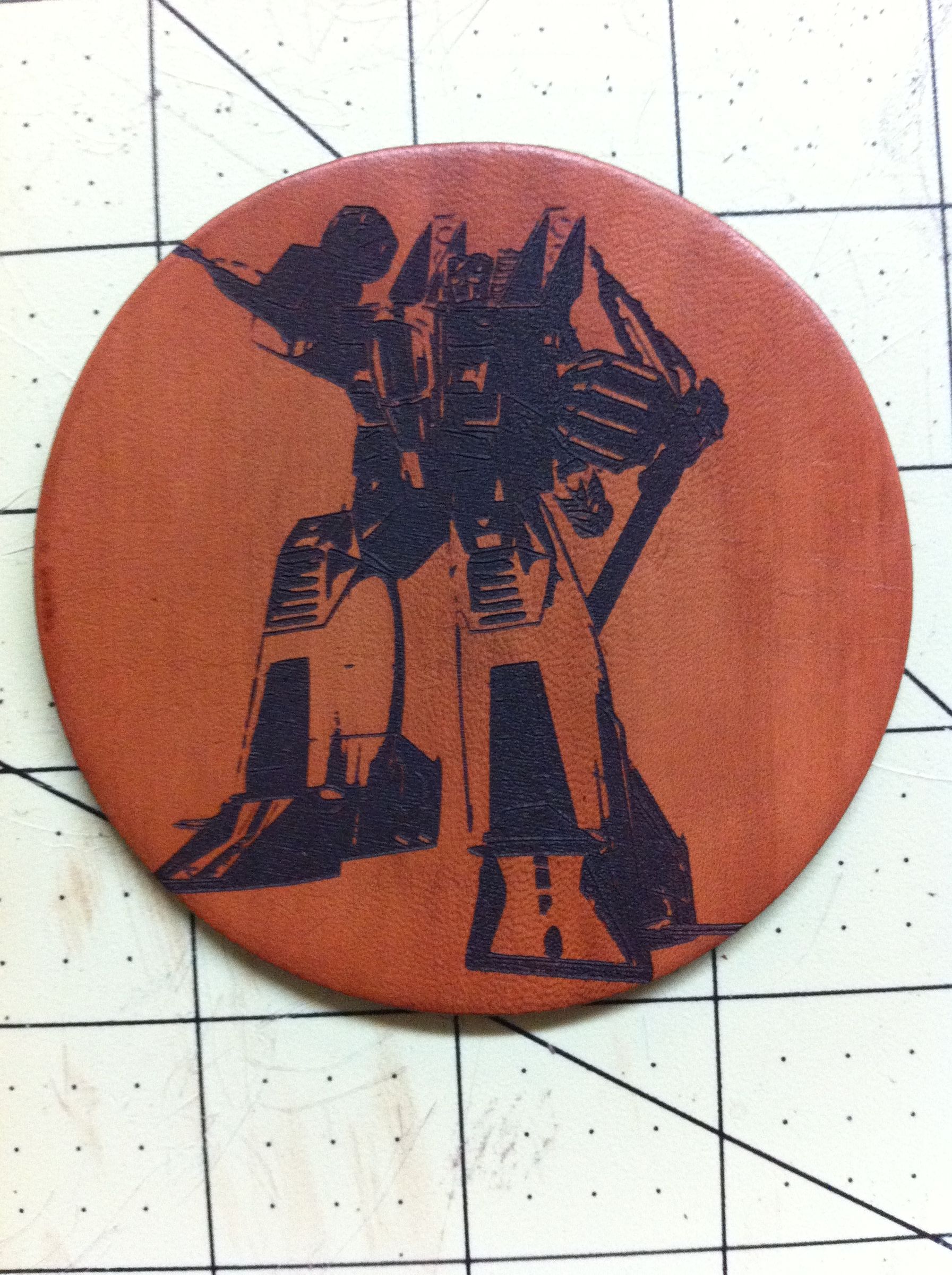 Leather Coaster : 4 Steps - Instructables