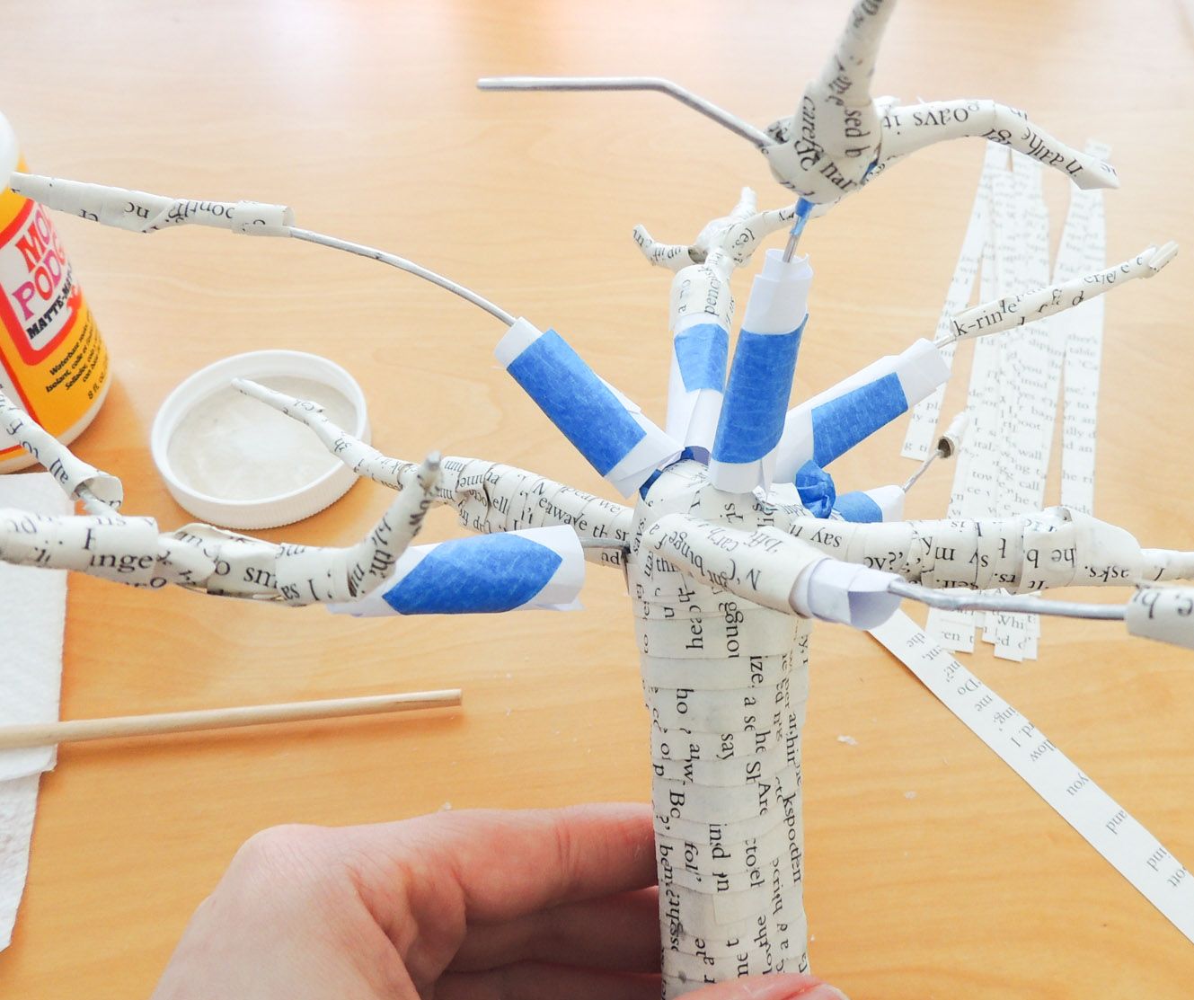 3D Book Page Tree Sculpture : 9 Steps (with Pictures) - Instructables