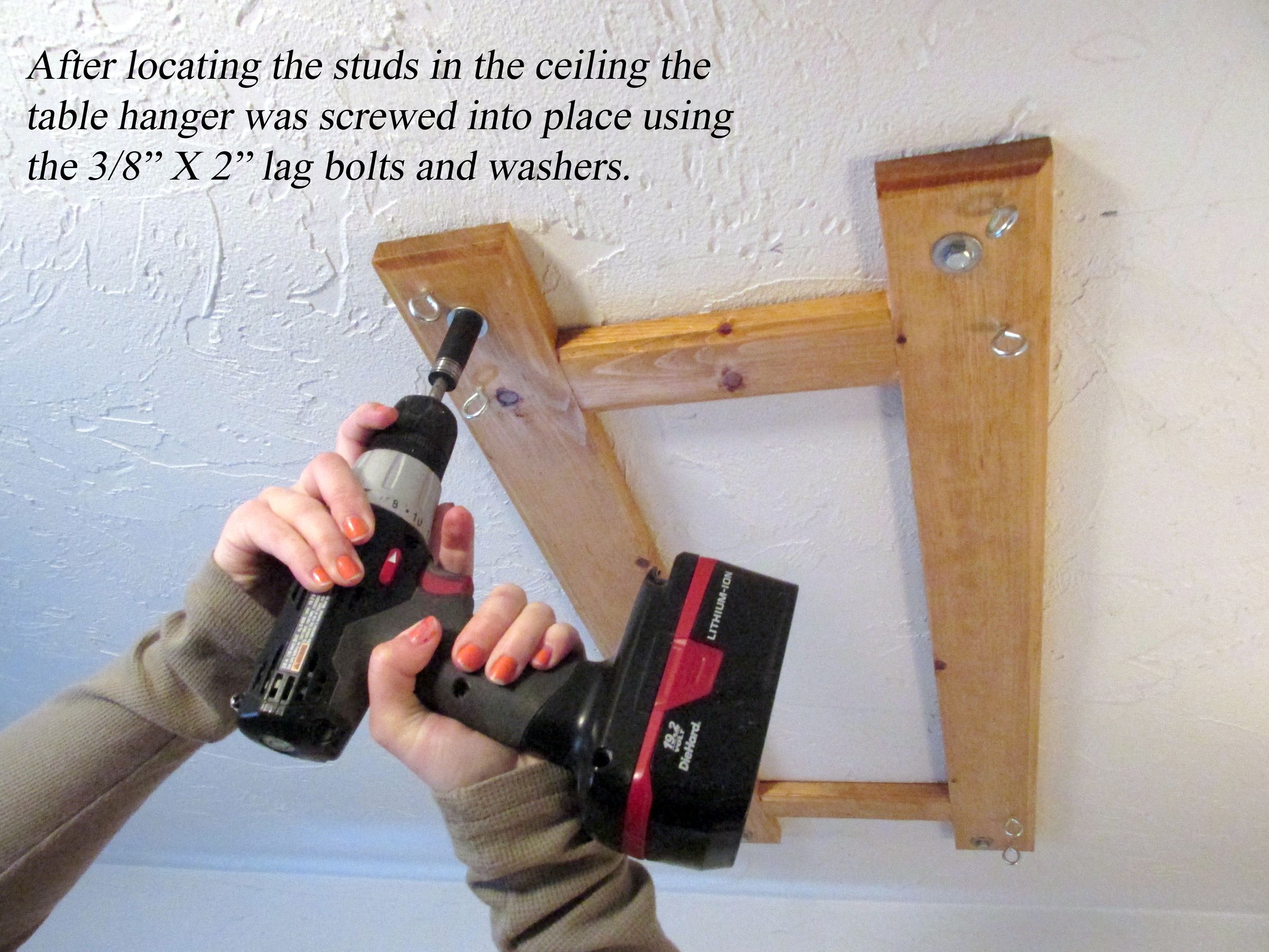 Paracord and Pulley Hanging Table : 11 Steps (with Pictures ...