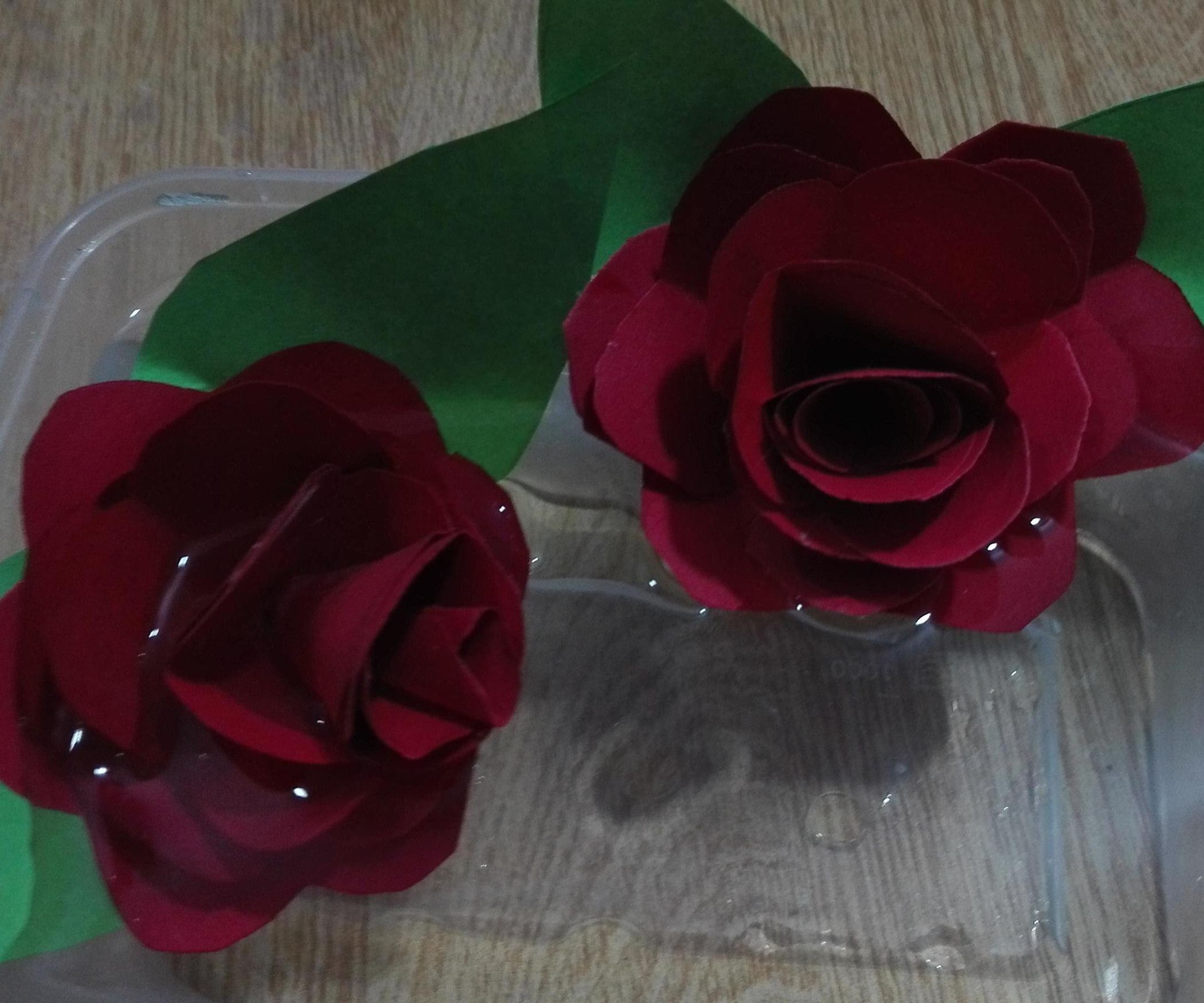 How to Make Beautiful Roses With Paper|Paper Craft : 10 Steps ...