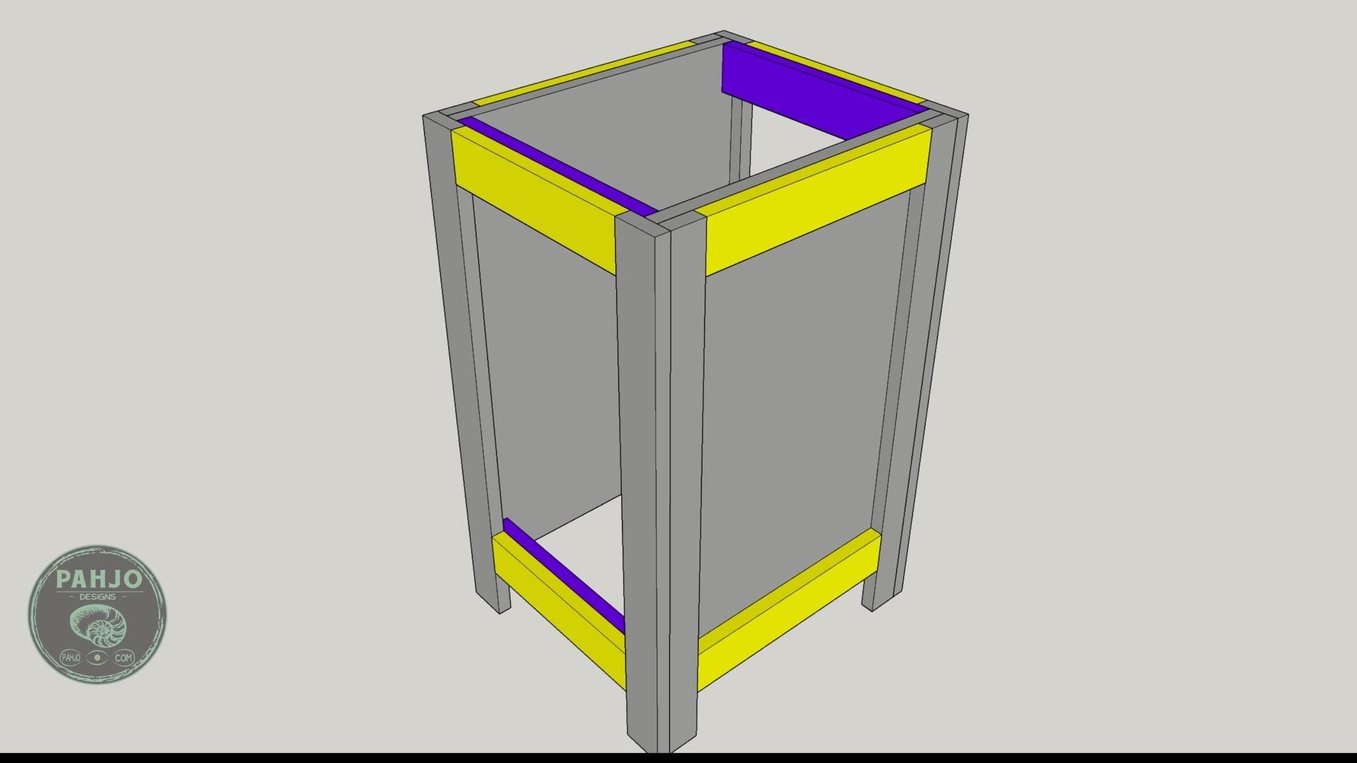 DIY Base Cabinets With Drawers for Desk, Nightstand, or End Table : 15 ...