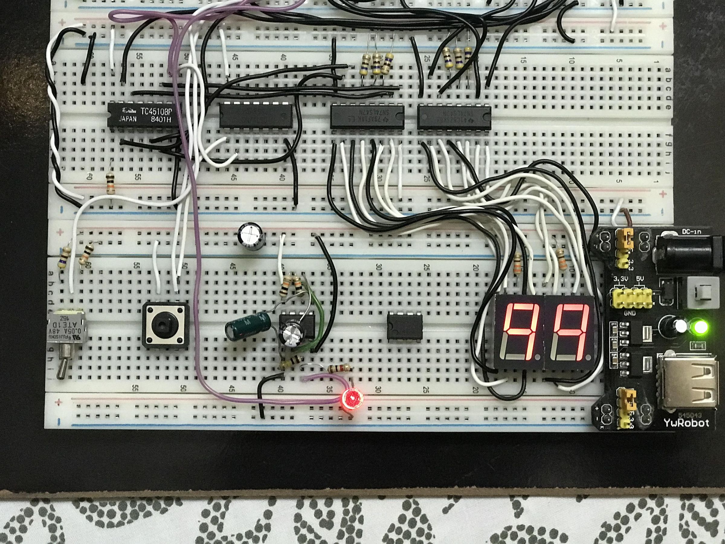 2-Digit Up and Down ODD Numbers Counter From 0 to 99 [Digital Logic ...