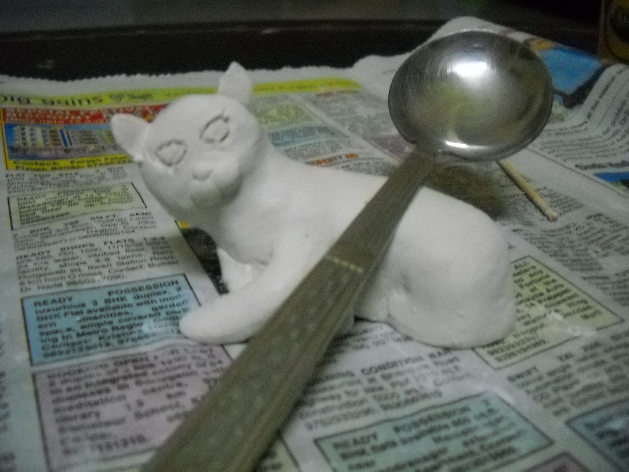 Clay Cat Spoon Holder : 6 Steps (with Pictures) - Instructables