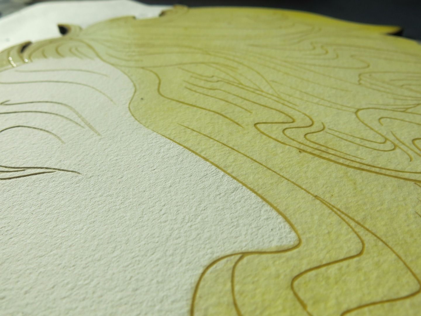 Getting Started With (laser) Etched-line Watercolor : 6 Steps ...