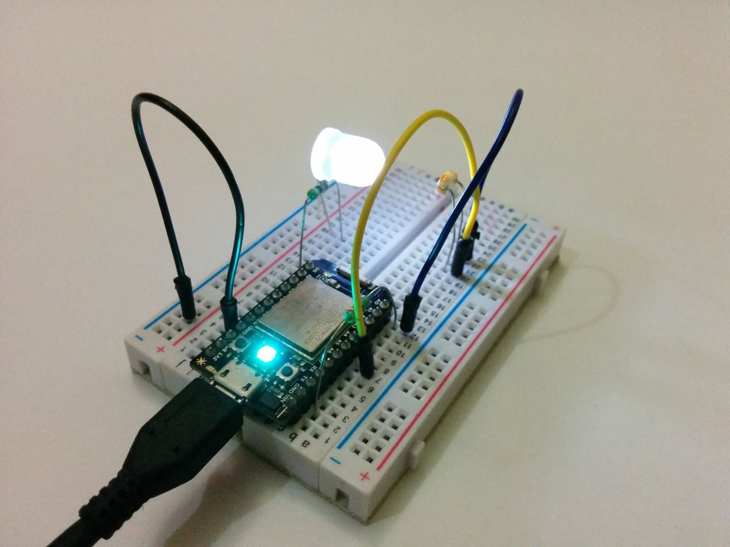 Internet Controlled Motion Detector- Particle Core : 5 Steps (with ...