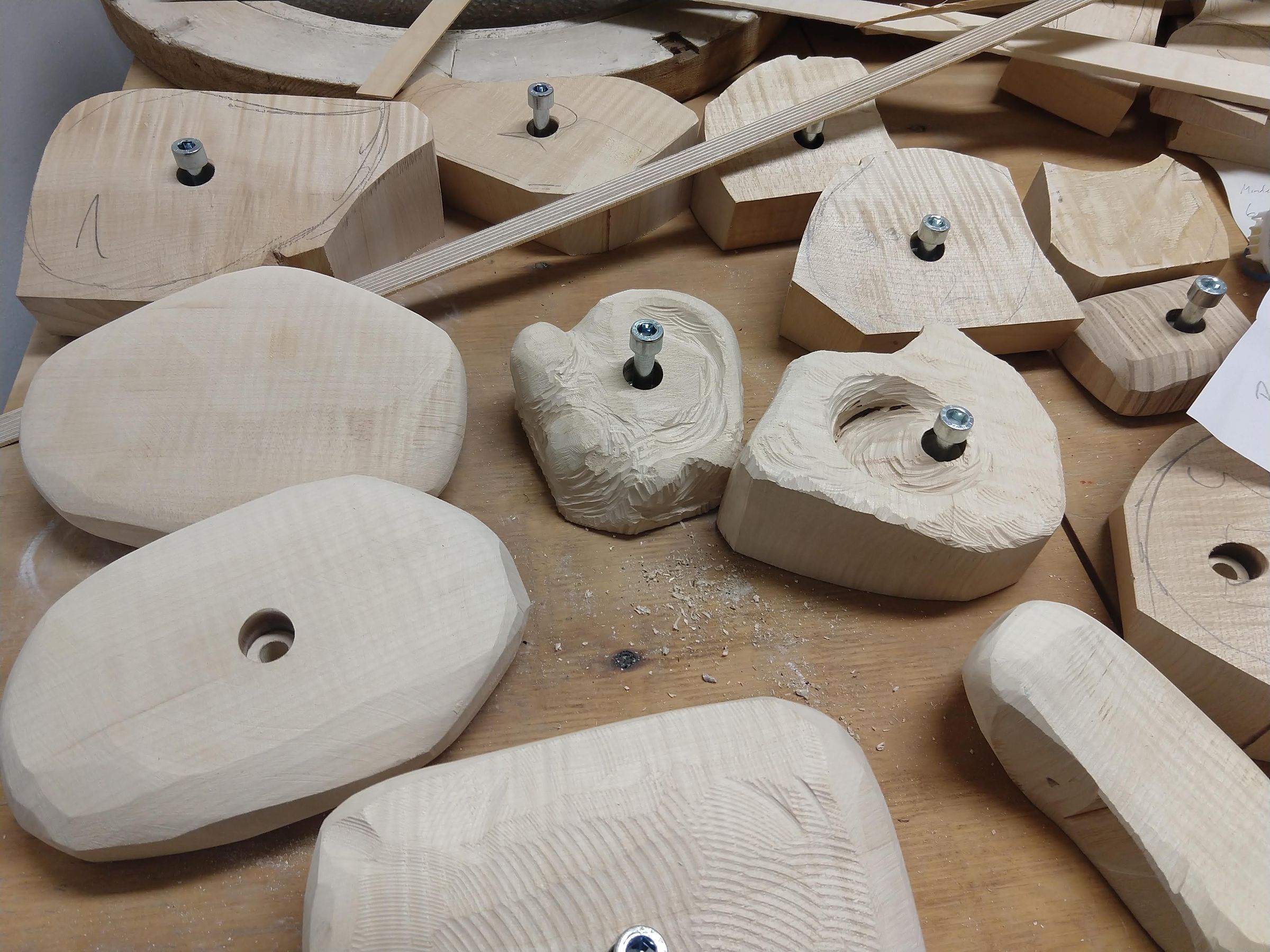 All Wooden Climbing Wall (with Interchangeable Wall Parts) : 8 Steps ...