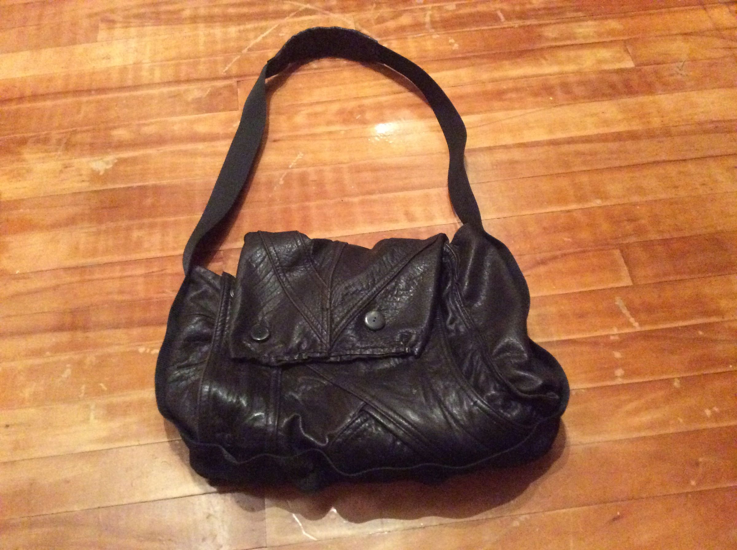 Adventure Satchel: From a Leather Coat : 6 Steps - Instructables