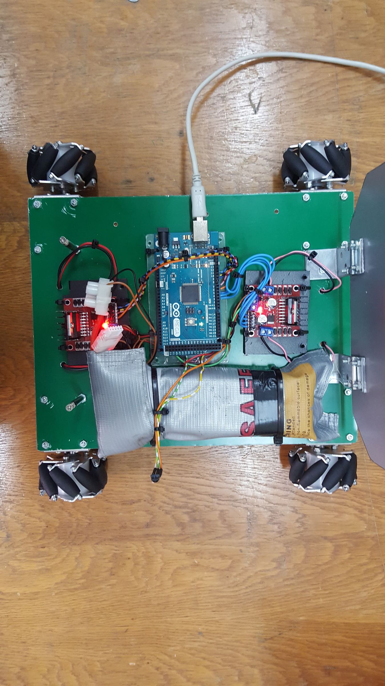 Mecanum Wheel Robot - Bluetooth Controlled : 5 Steps (with Pictures ...