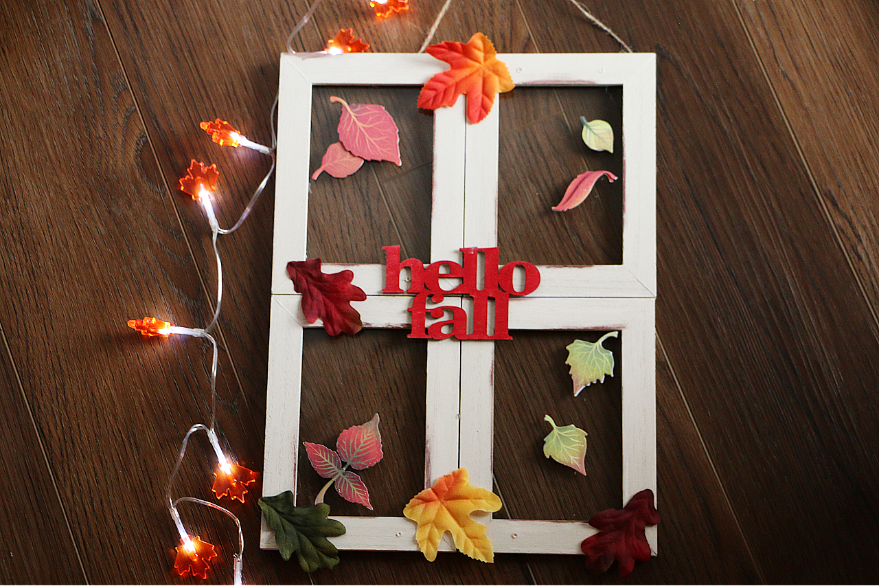Fall Faux Window Design Using Picture Frames From Dollar Tree : 9 Steps ...