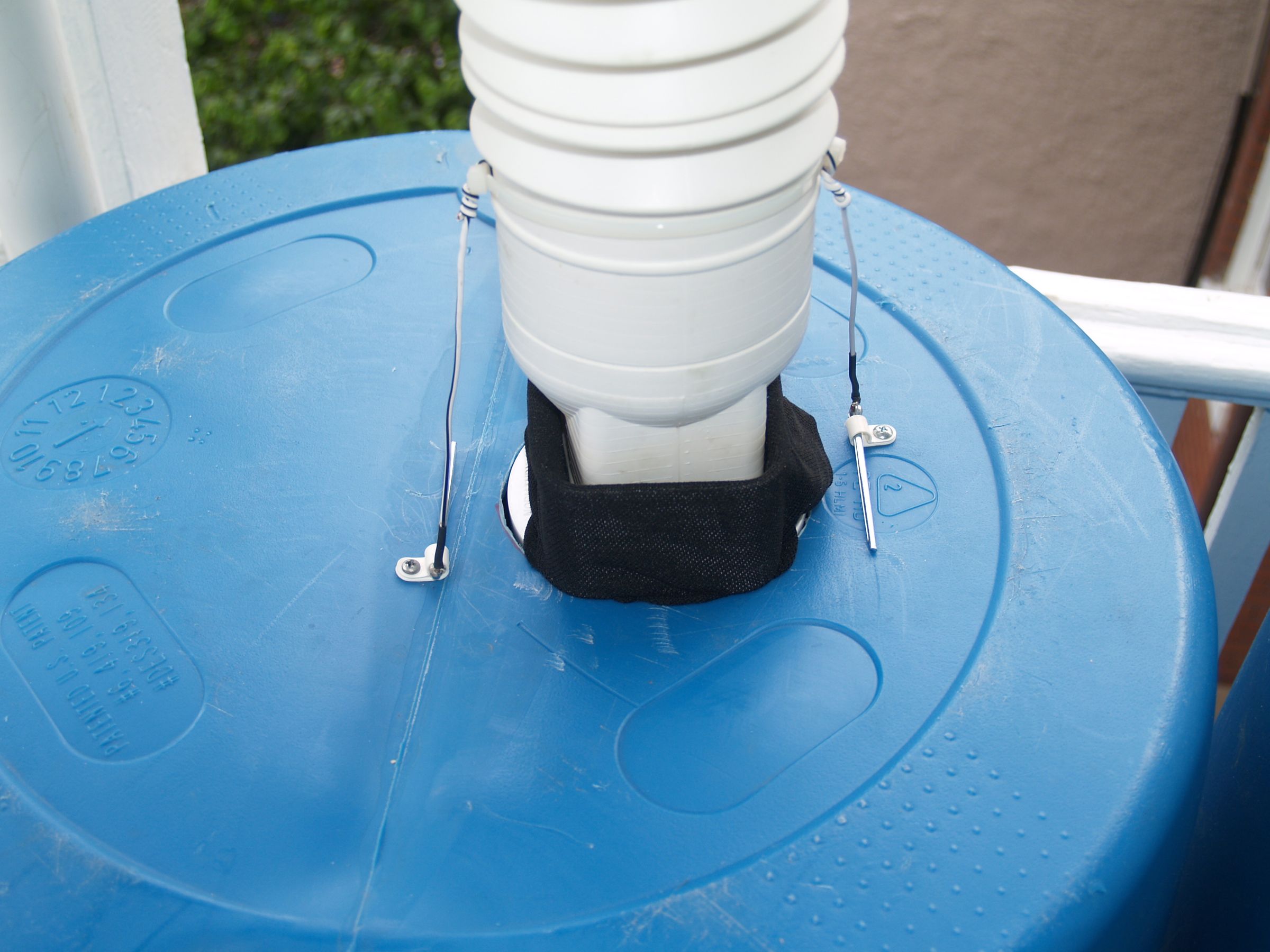 Elevated Dual Barrel Rainwater Collection System : 11 Steps - Instructables