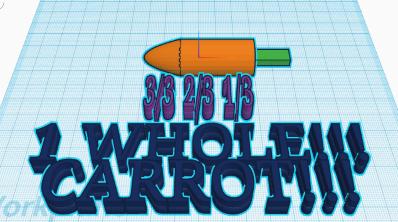 Learning Fractions With Tinkercad Code Blocks : 4 Steps - Instructables