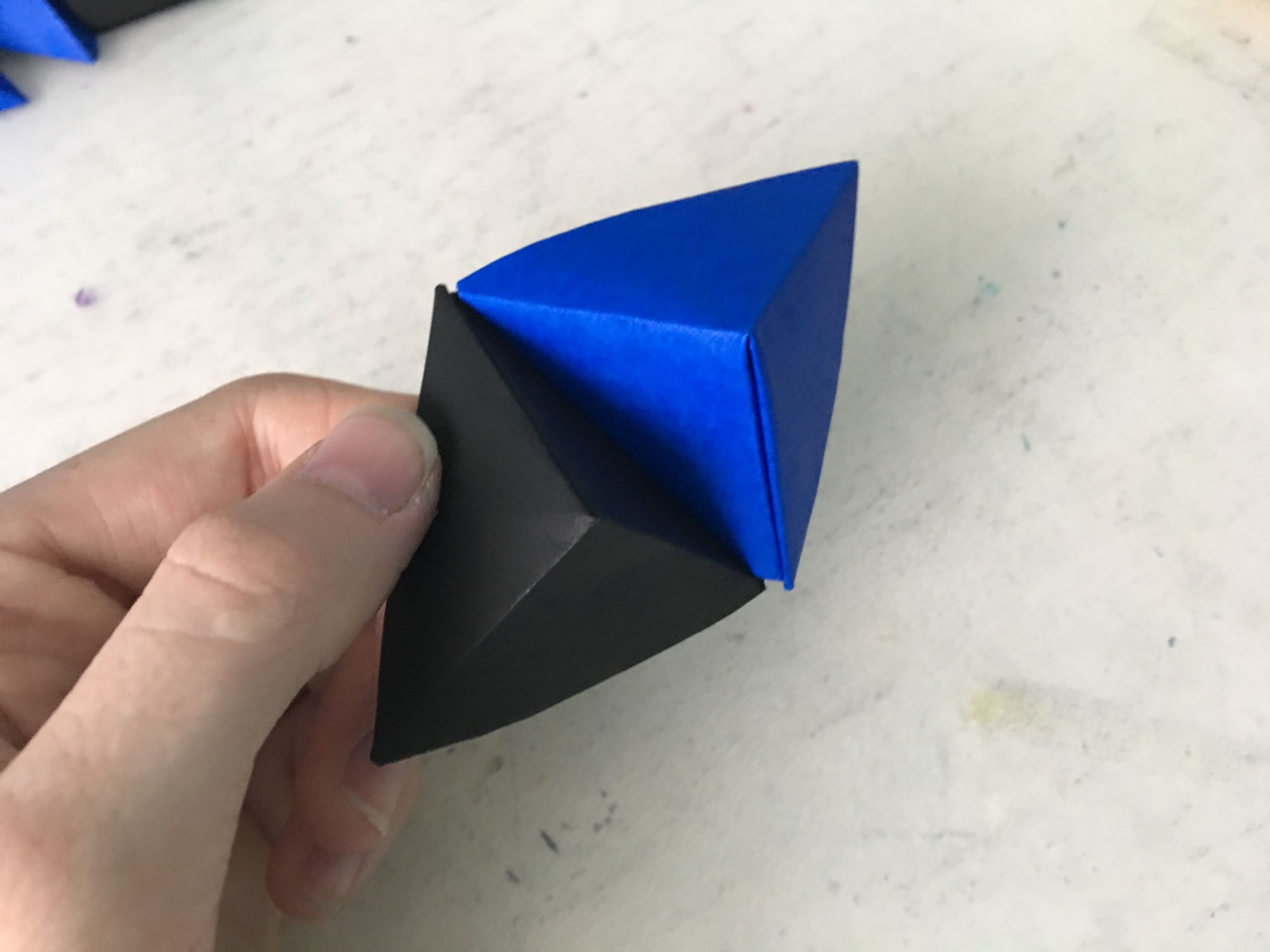 3D Origami Wall Art | Triangle Pixel Art : 6 Steps - Instructables