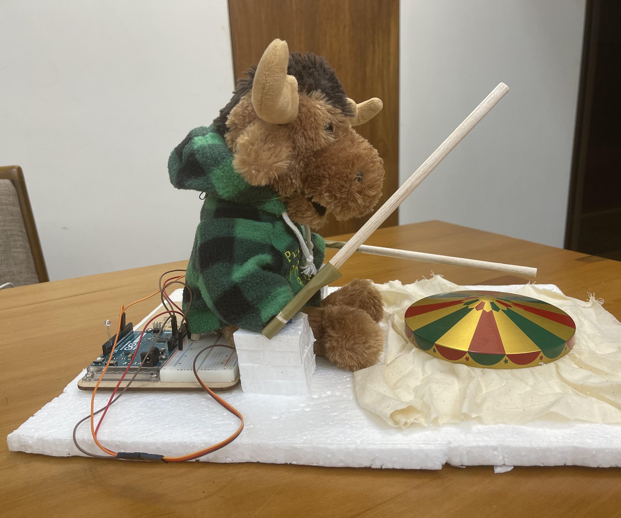 Arduino Doll Robot Playing Drum 5 Steps Instructables