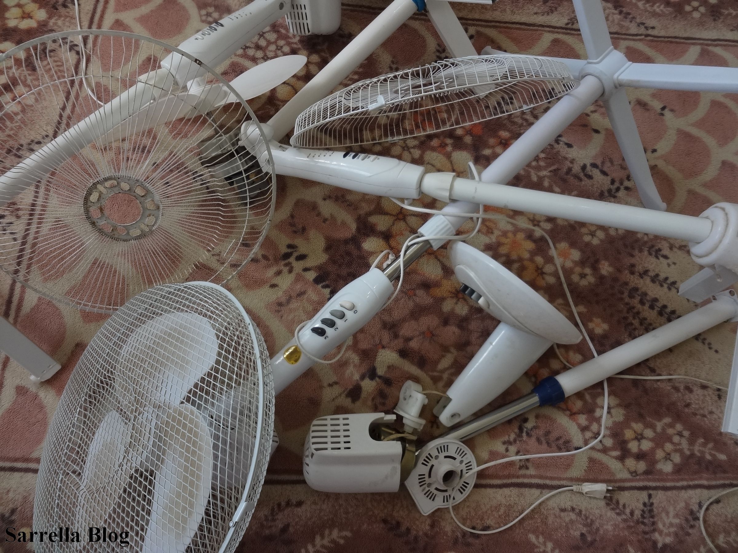 Shoes Storage Stand Out of Old Fans : 30 Steps (with Pictures ...