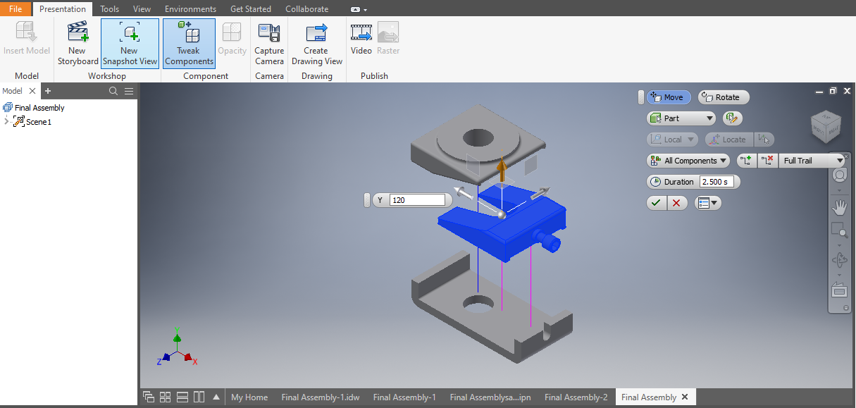 TAD 330- Making Isometric & Exploded Assembly View Drawings : 31 Steps ...