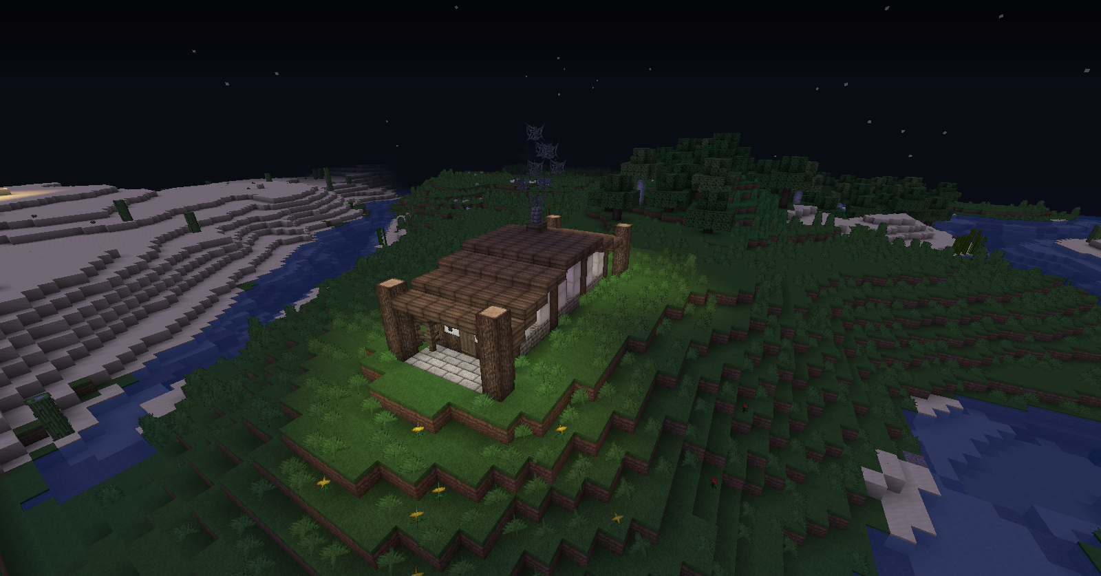 Nice Minecraft Hill House : 4 Steps - Instructables