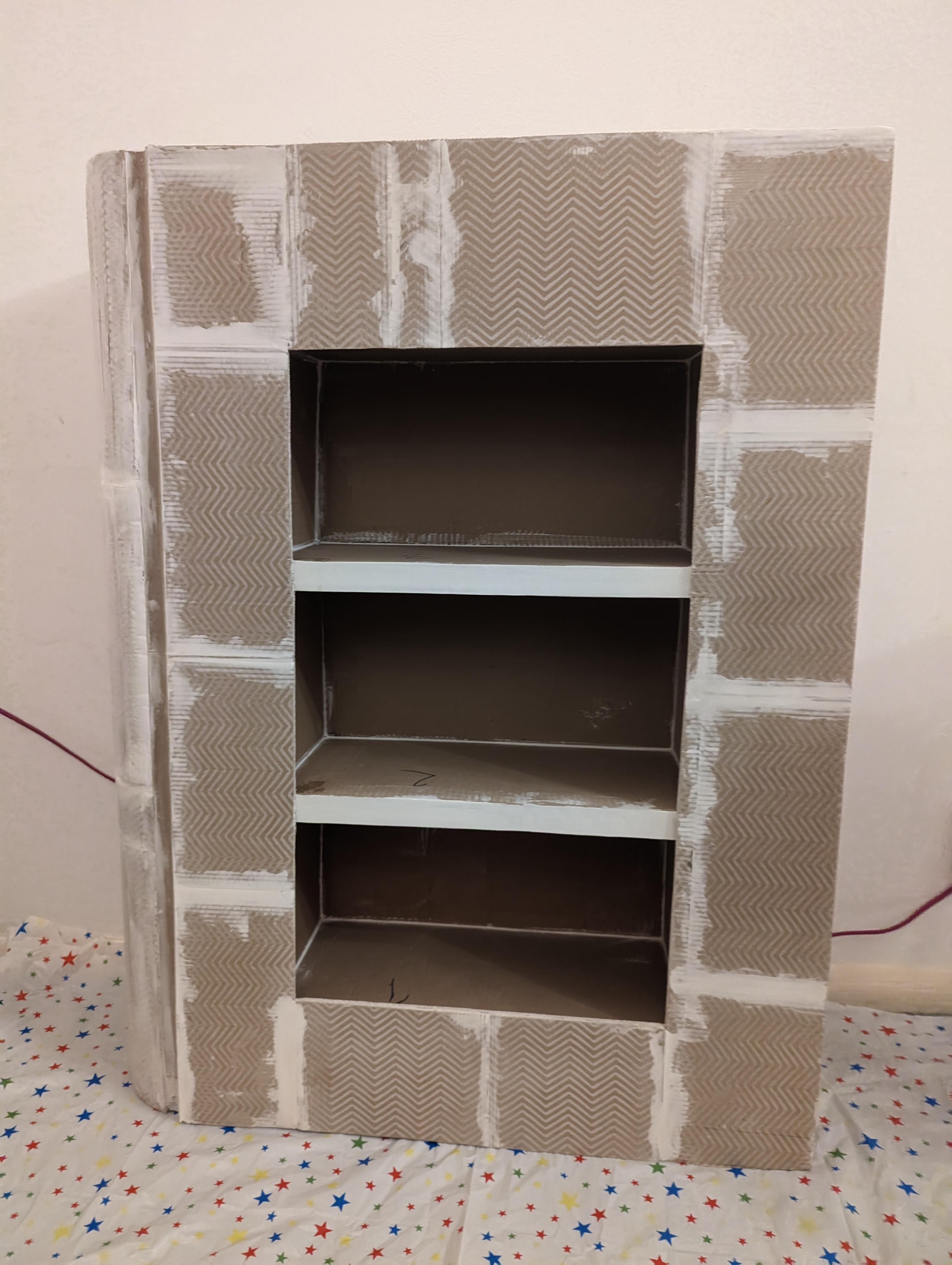 Giant Book- Bookcase (Made Entirely Out of Cardboard) : 14 Steps (with ...