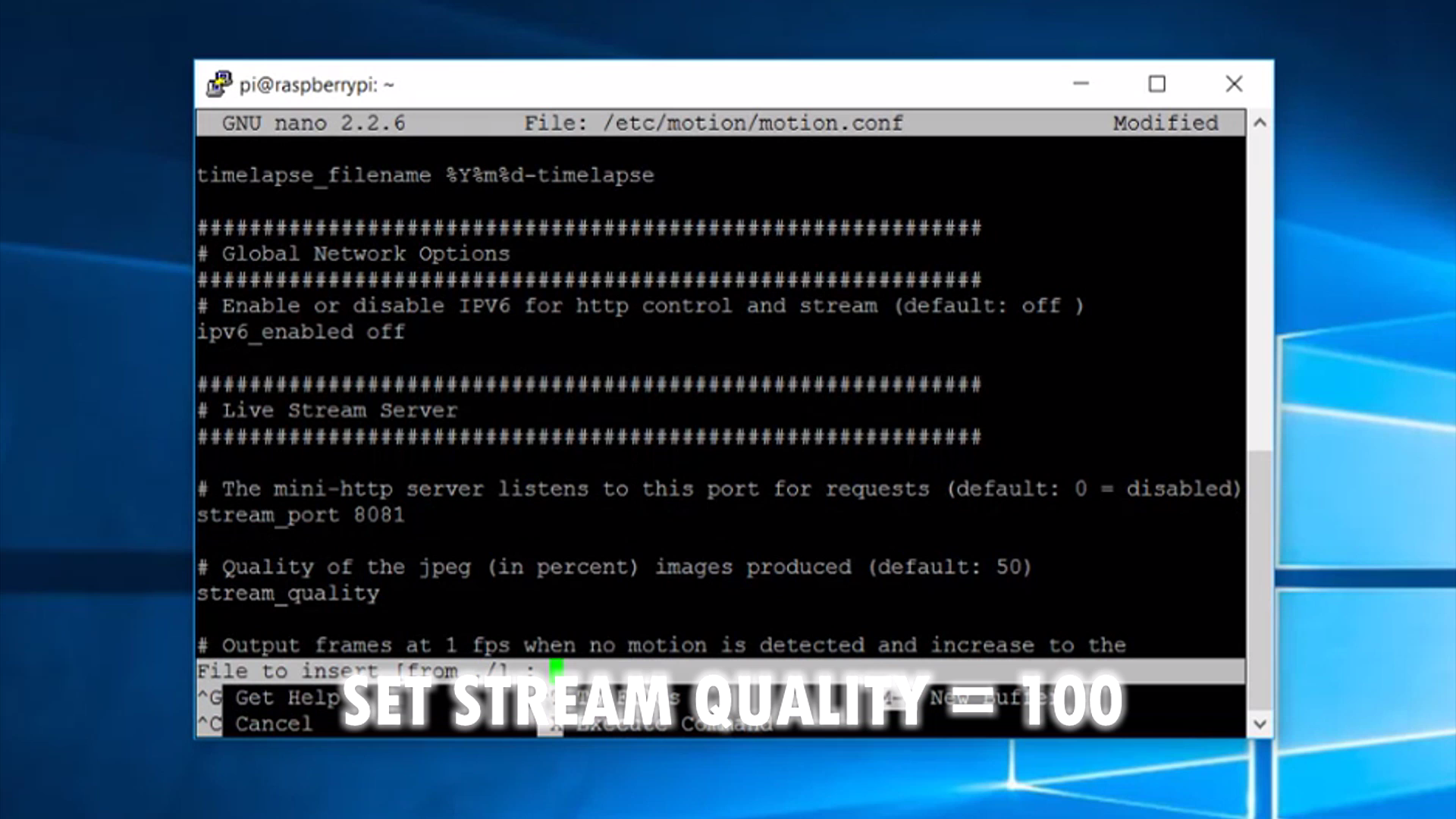 How to Make Raspberry Pi Webcam Server and Stream Live Video || Motion ...