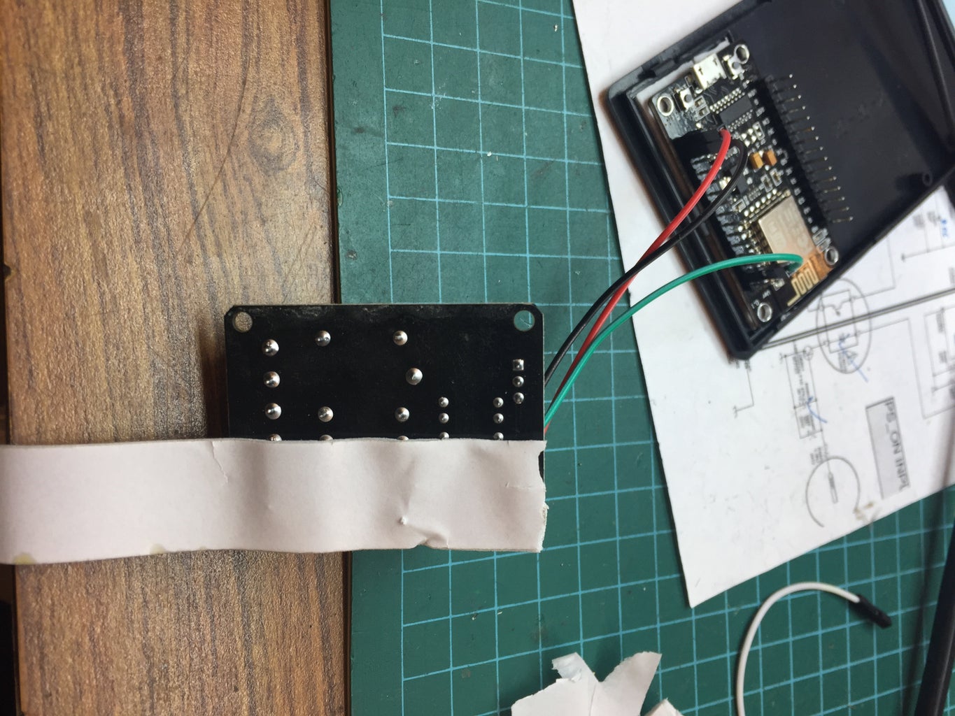 Garage Door Opener With Feedback Using Esp8266 As Web Server 6 Steps Instructables