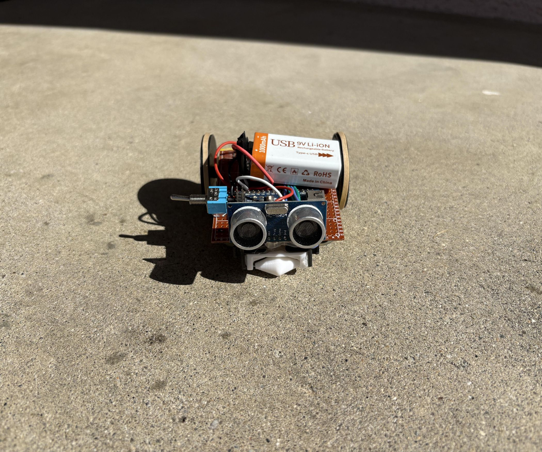 Simple Ultrasonic Arduino Robot That Avoids Walls : 4 Steps (with ...