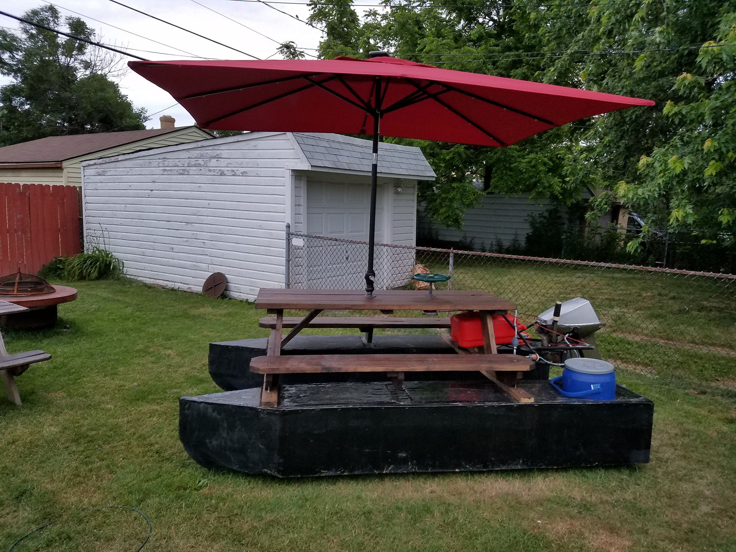 Pontoon Boat Picnic Table : 8 Steps (with Pictures) - Instructables