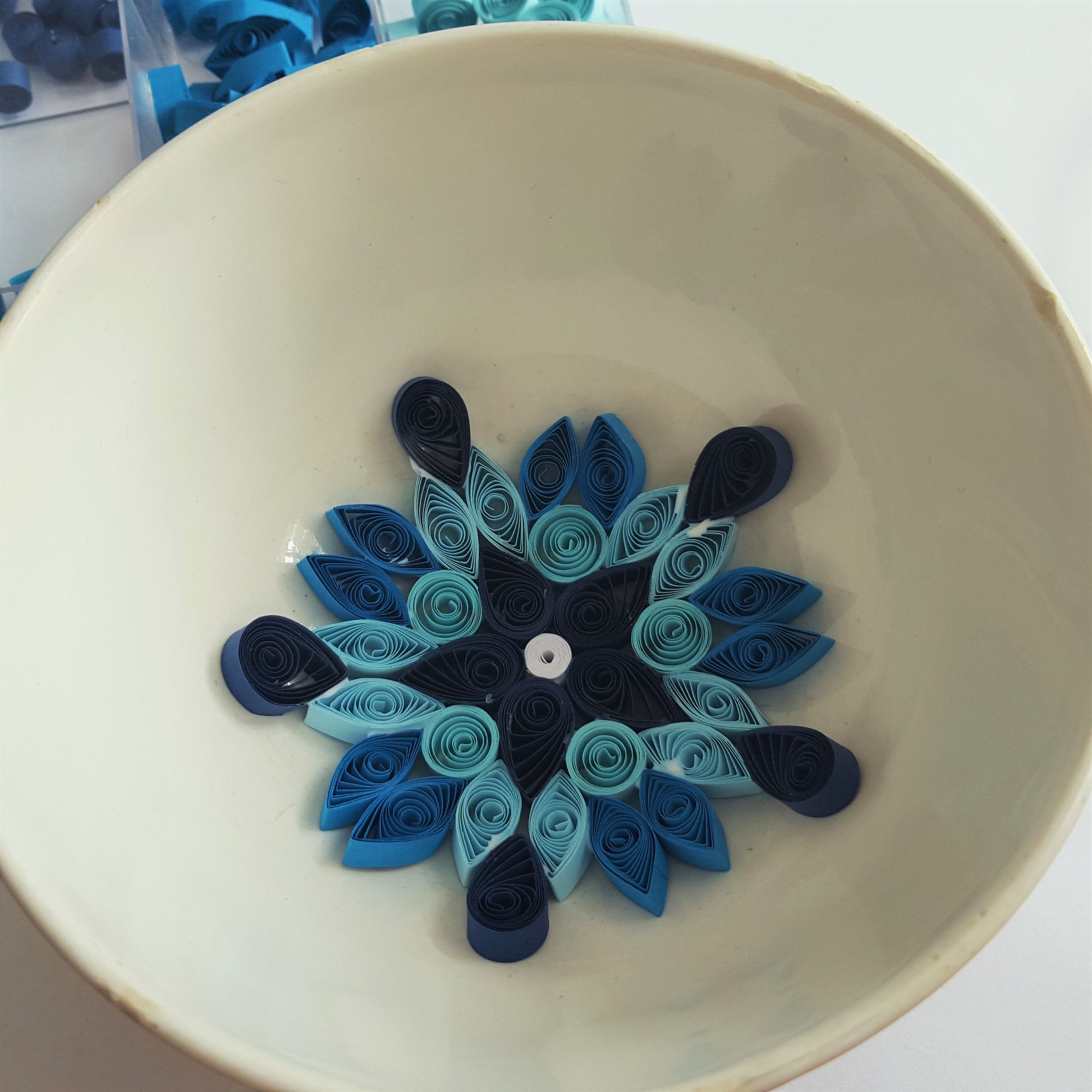 How To Make A Quilled Paper Bowl 5 Steps With Pictures How To Make A