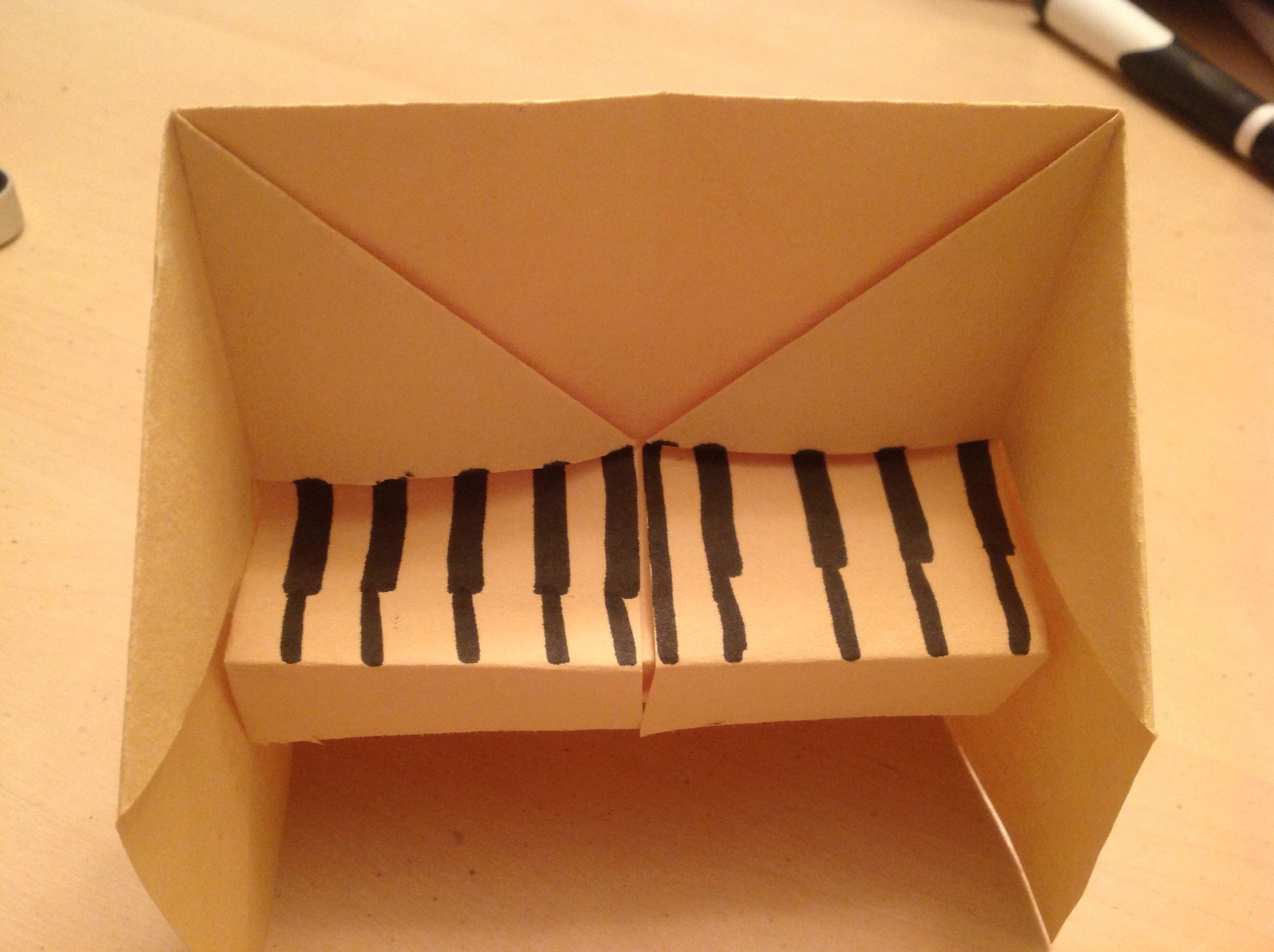 How to Make a Simple Origami Piano : 12 Steps - Instructables