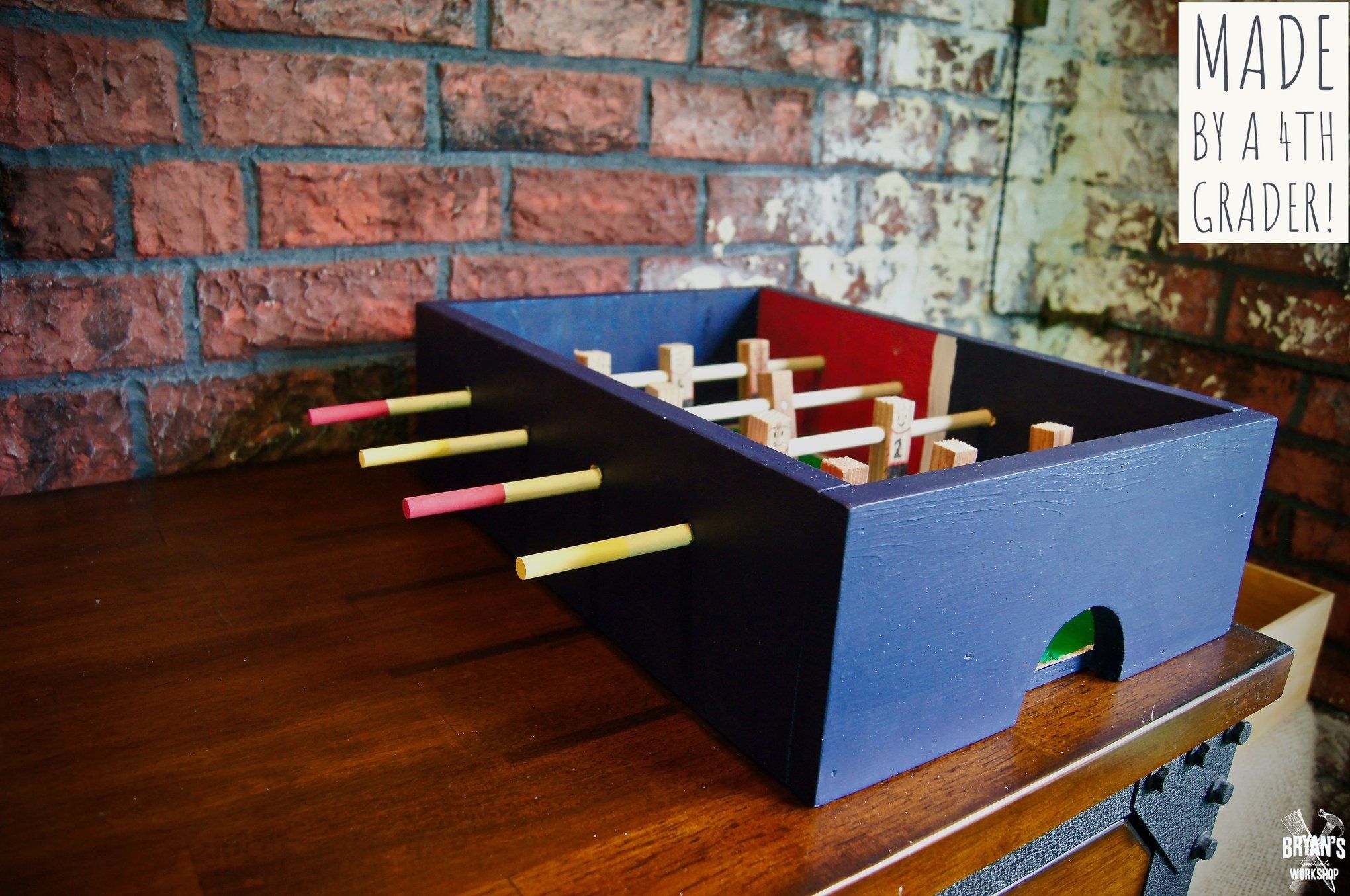 Mini Wooden Foosball Box Project! : 6 Steps (with Pictures) - Instructables