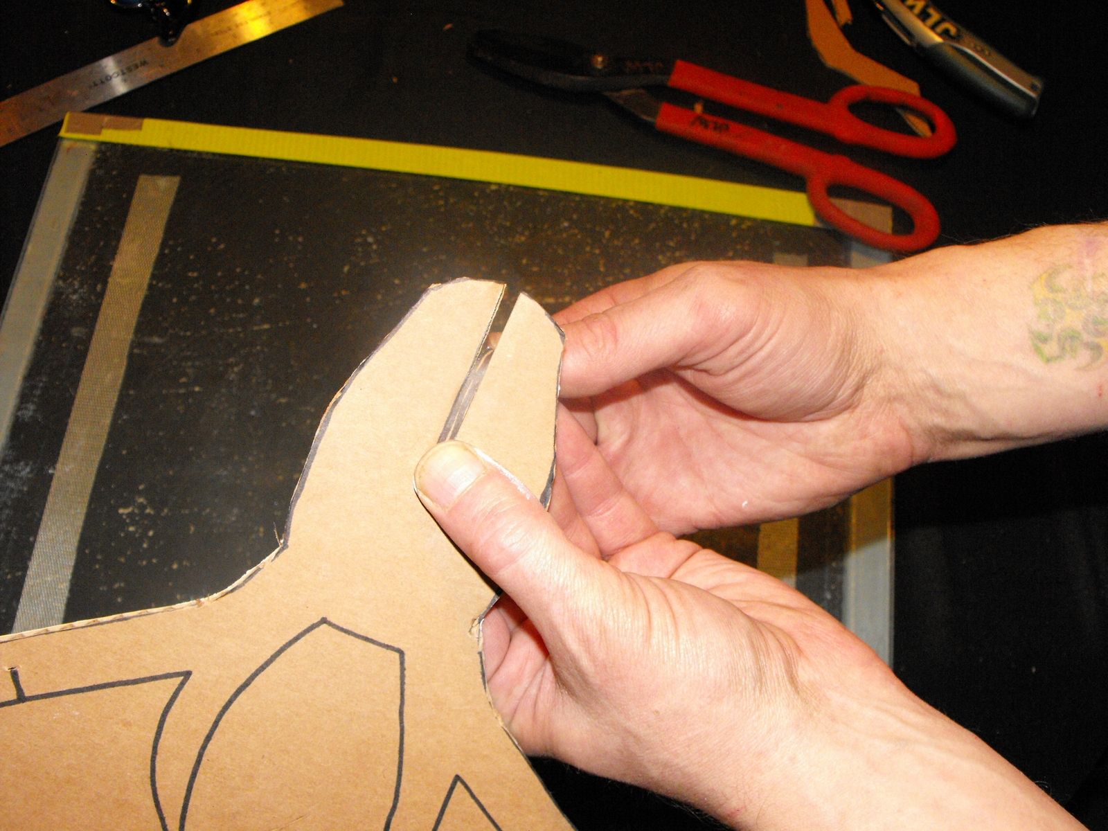 3D Cardboard & Duct Tape Deer Head Trophy With Template : 12 Steps ...