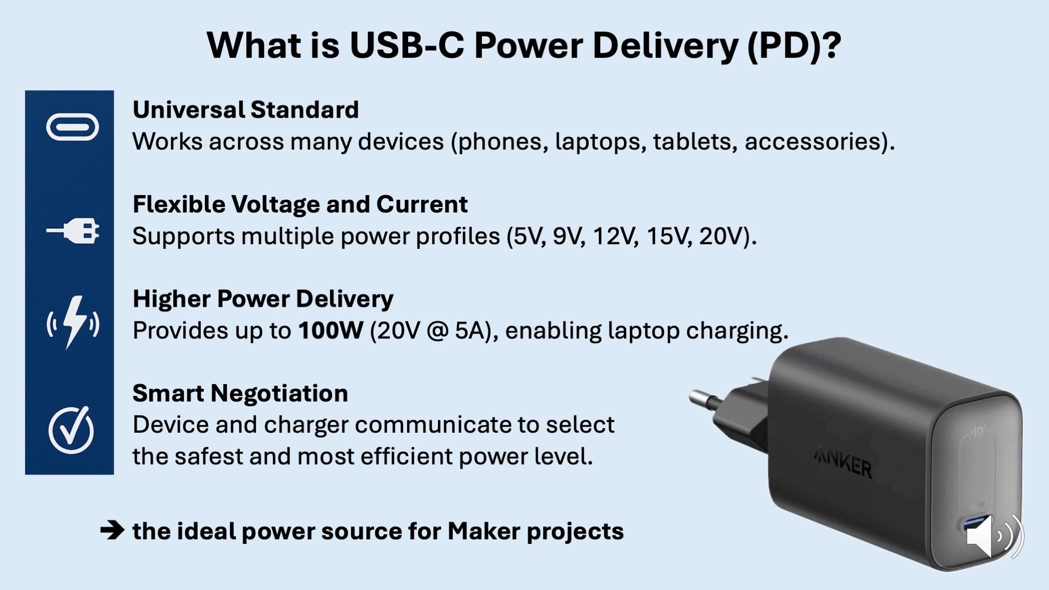 Make Your Own USB-C Power Delivery Tools: OLED Power Meter + Wi-Fi ...