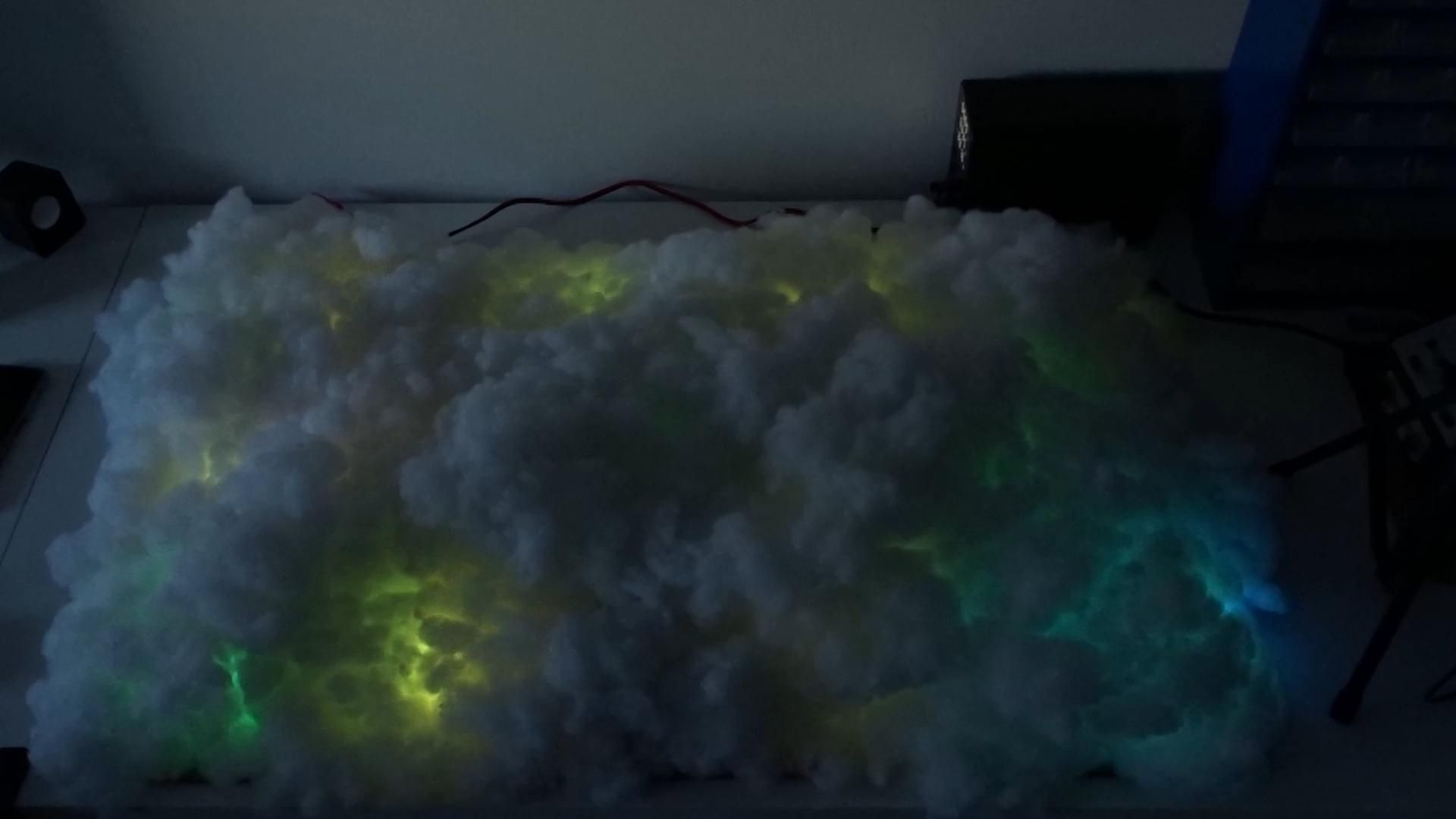 Interactive LED Cloud With Thunderstorm Effects and WiFi, Controlled Via WLED : 13 Steps (with ...